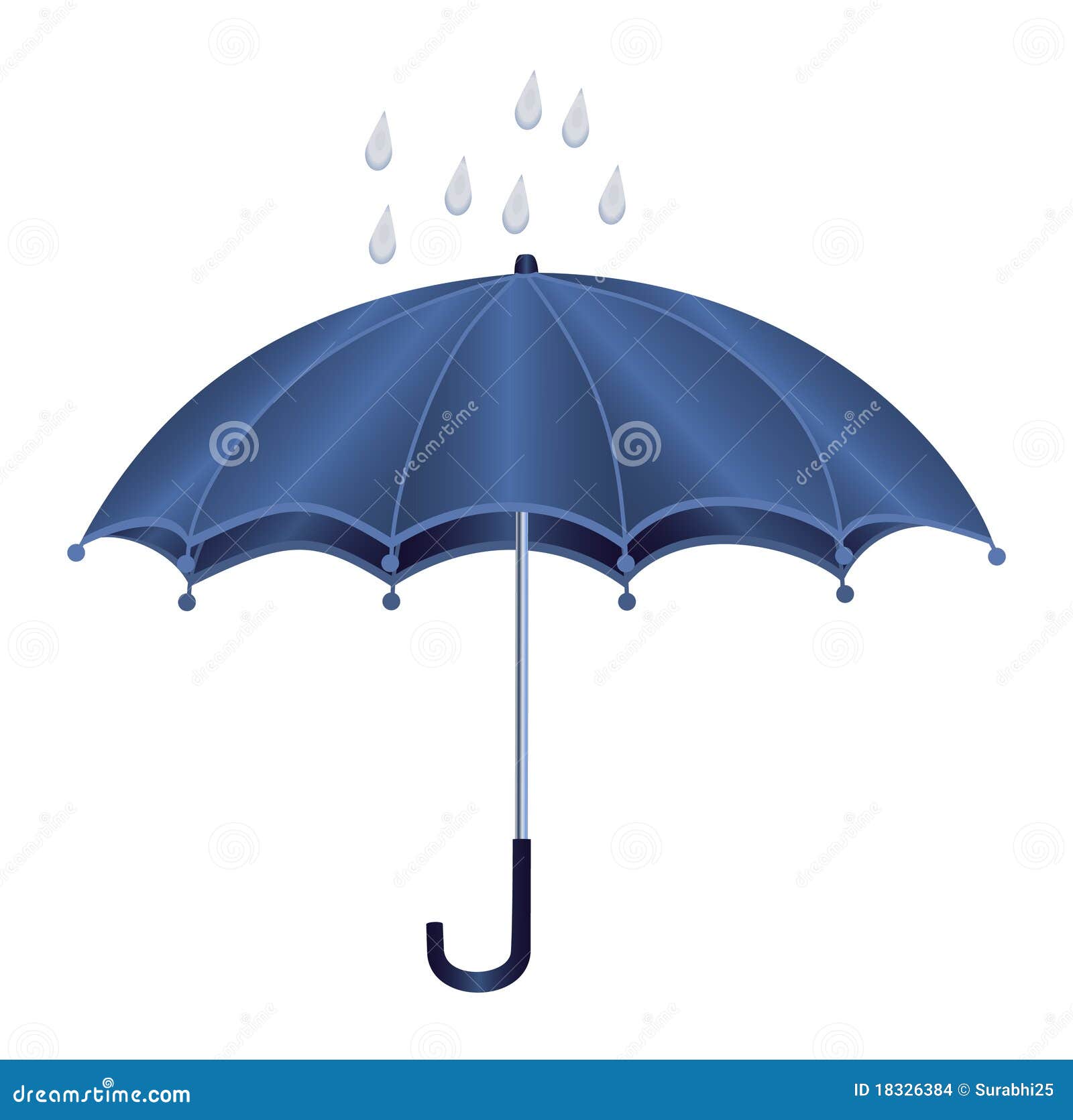 Paraply vektor illustrationer. Illustration av väder - 18326384