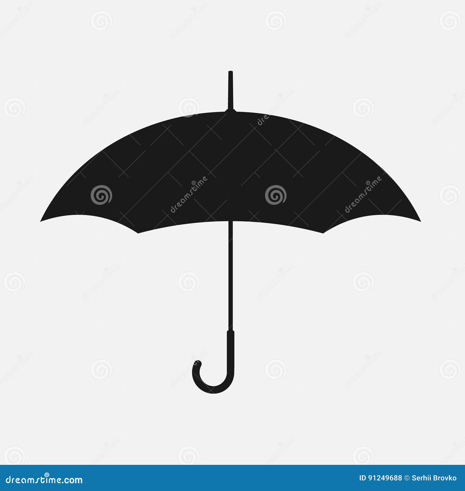 Paraply vektor illustrationer. Illustration av regnigt - 91249688