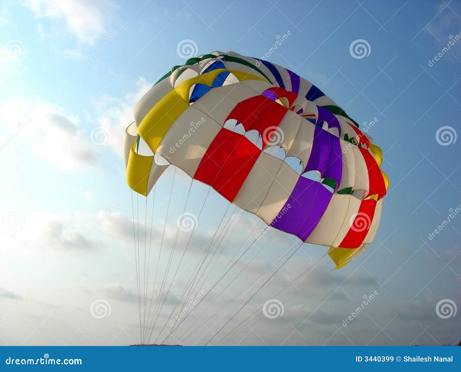 Parasailing Balloon-II stock image. Image of blue, sailing - 3440399