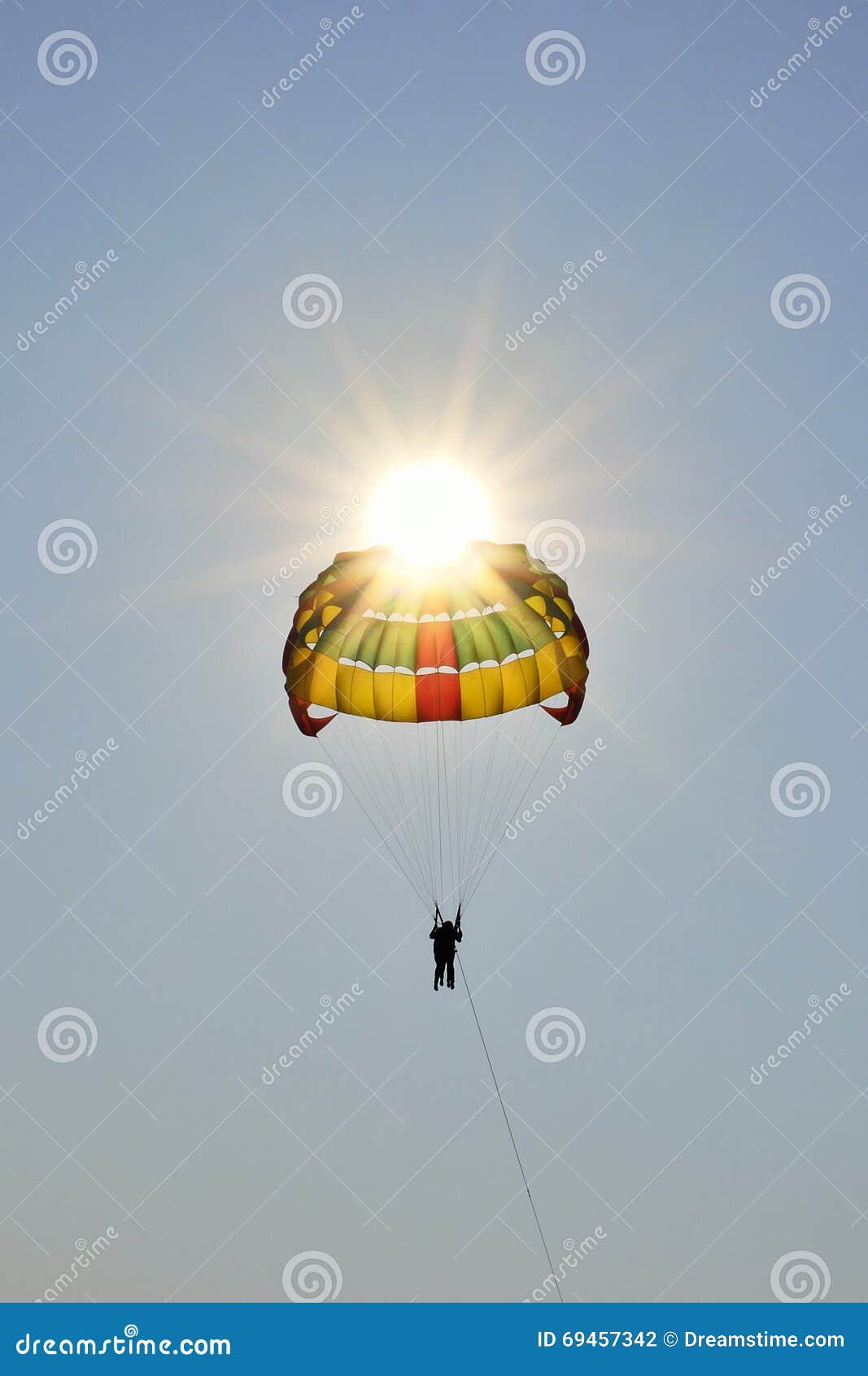 Parasailing stock photo. Image of vacation, trip, high - 69457342