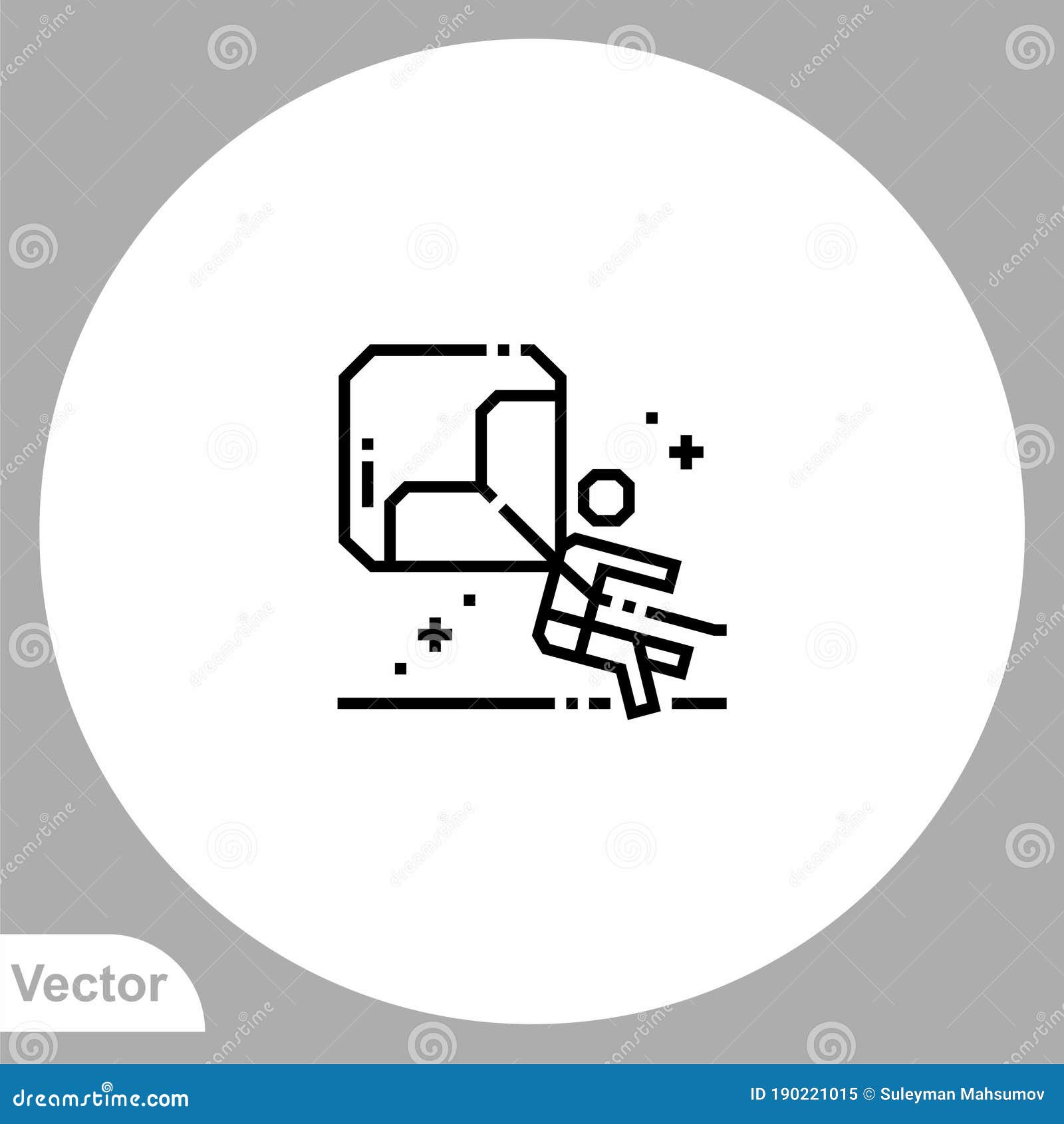 Parasailing Vector Icon Sign Symbol Stock Vector - Illustration of ...