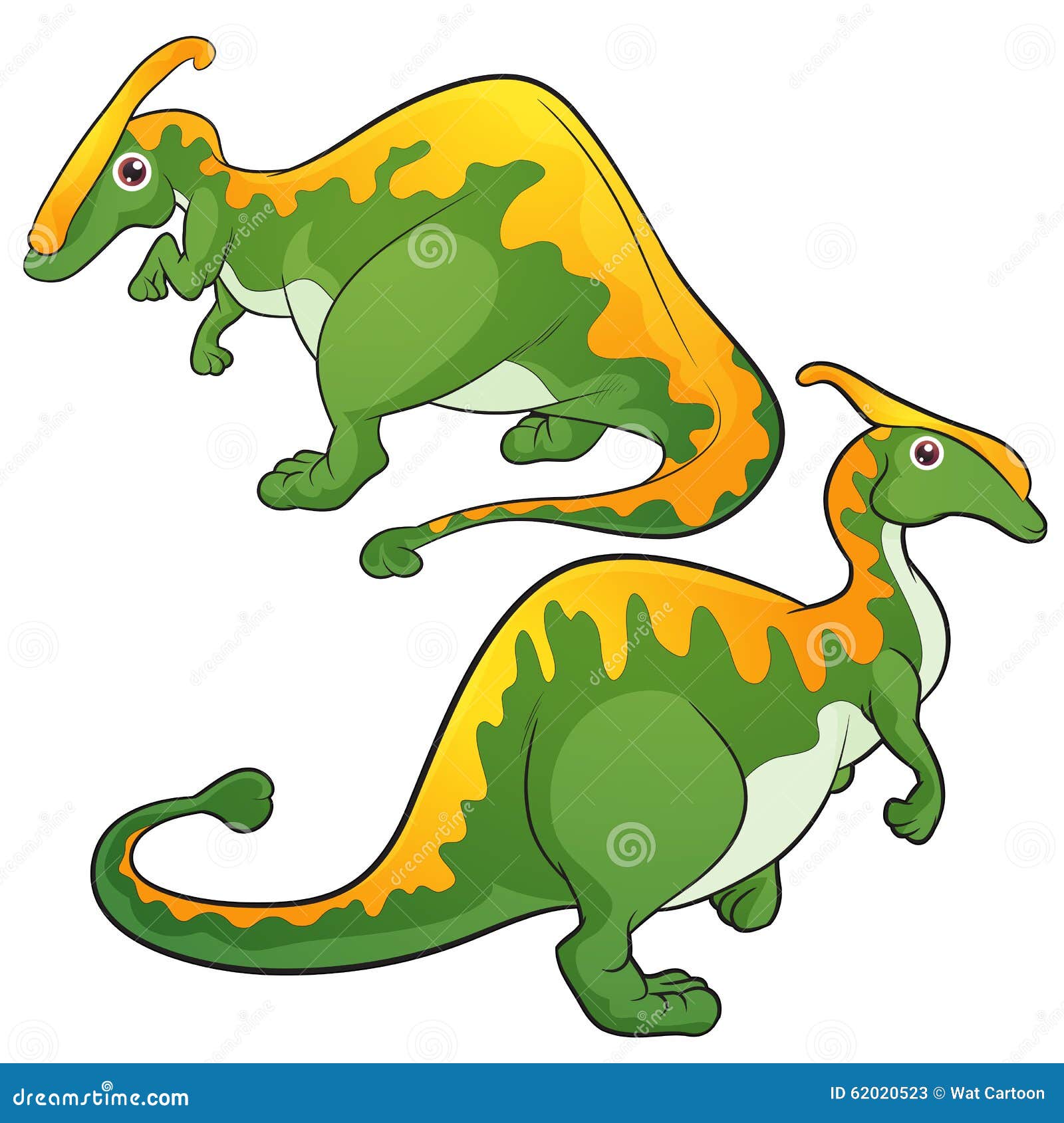 Parasaurolophus stock vector. Illustration of freak, parasaurolophus ...