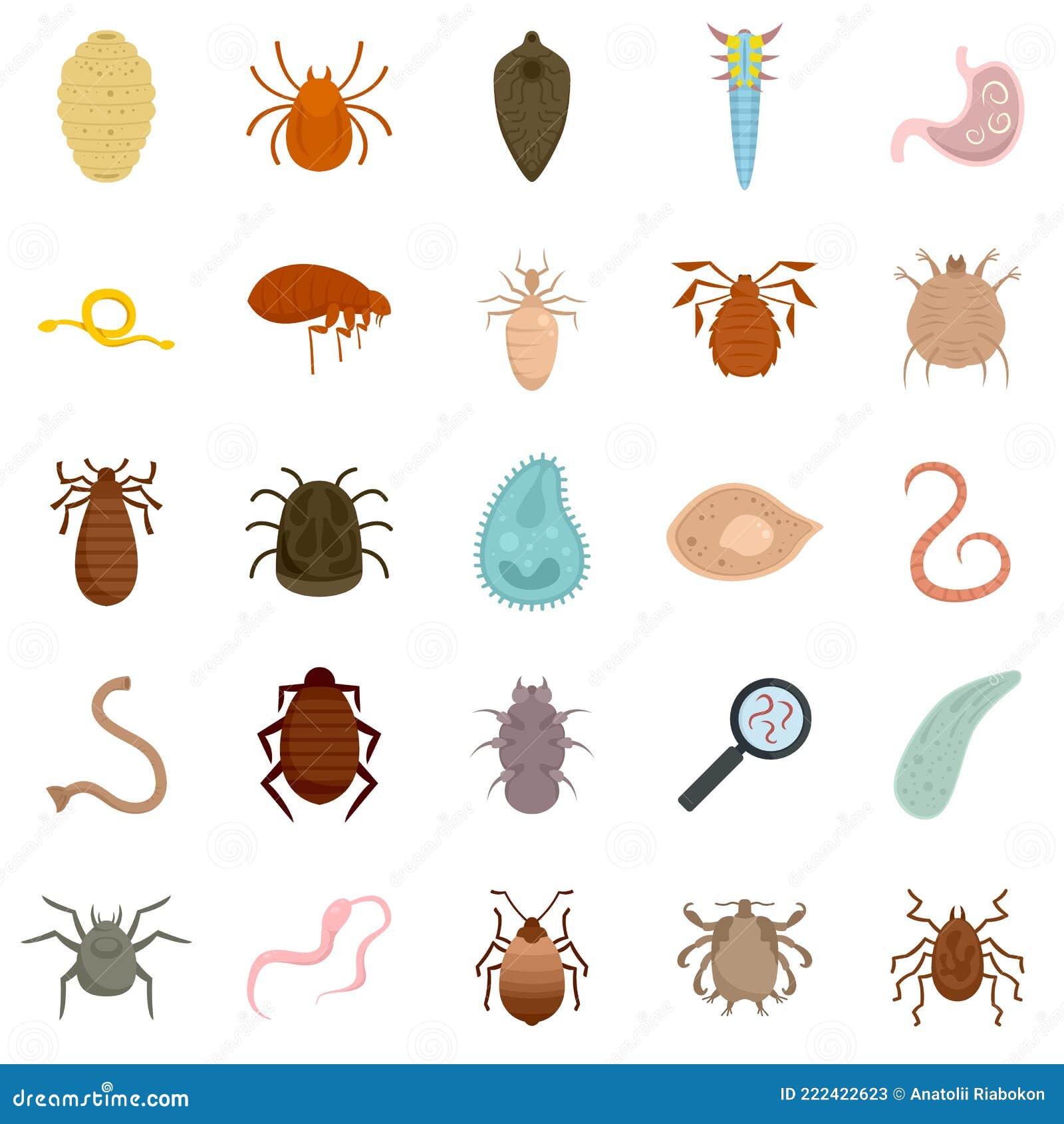 Parasite Icons Set Flat Vector Isolated Stock Vector - Illustration of ... Parasite Icons Set Flat Vector Isolated Stock Vector - Illustration of ...