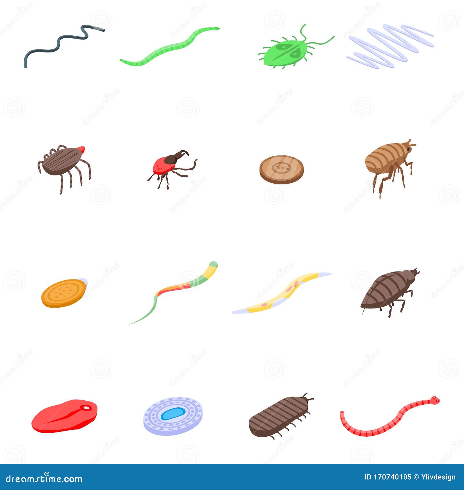 Parasite Icons Set, Isometric Style Stock Vector - Illustration of ... Parasite Icons Set, Isometric Style Stock Vector - Illustration of ...
