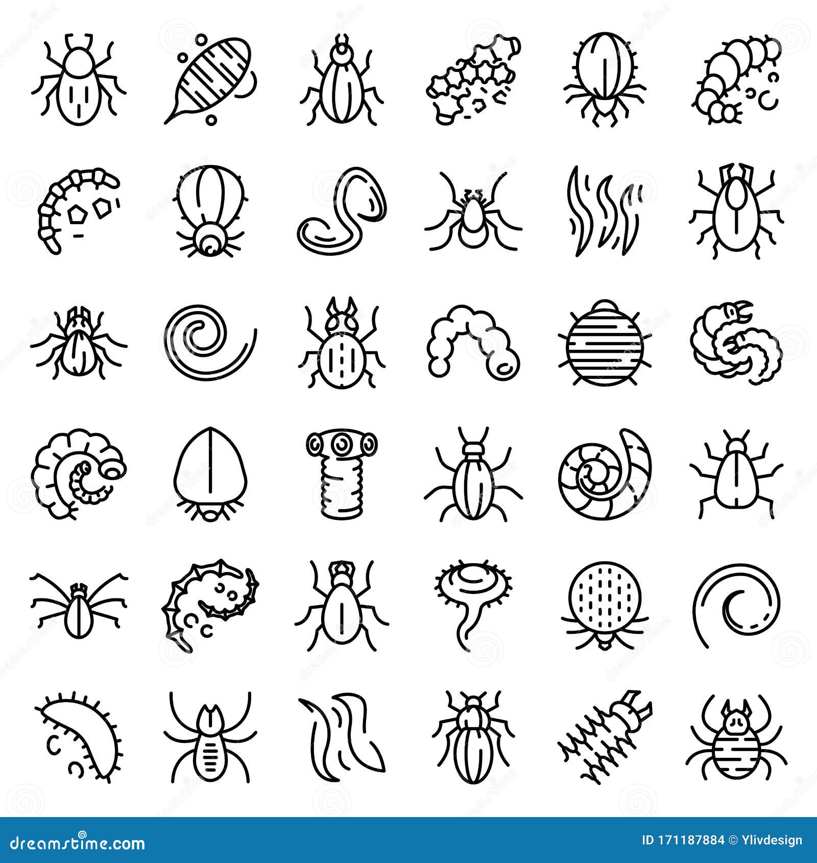 Parasite Icons Set, Outline Style Stock Vector - Illustration of ... Parasite Icons Set, Outline Style Stock Vector - Illustration of ...