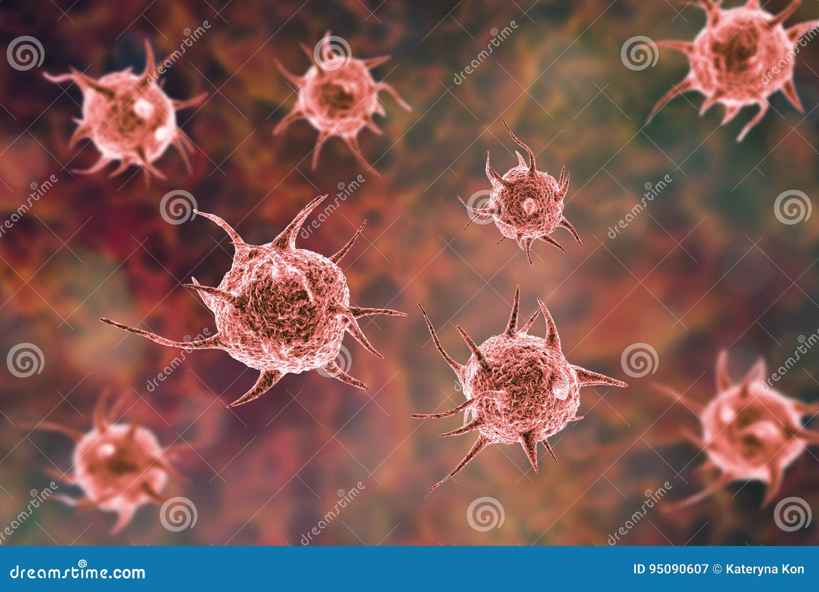 Parasites Or Pathogenic Microbes Royalty-Free Cartoon | CartoonDealer ...