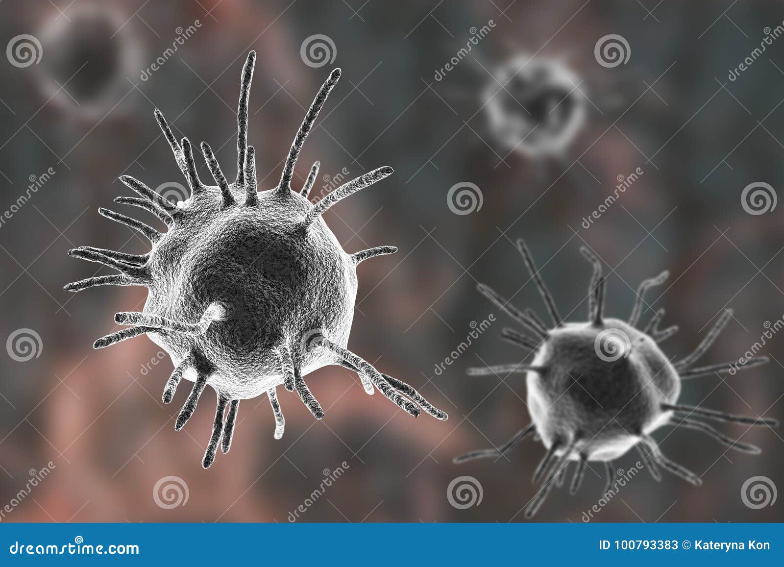 Parasites Or Pathogenic Microbes Royalty-Free Cartoon | CartoonDealer ...