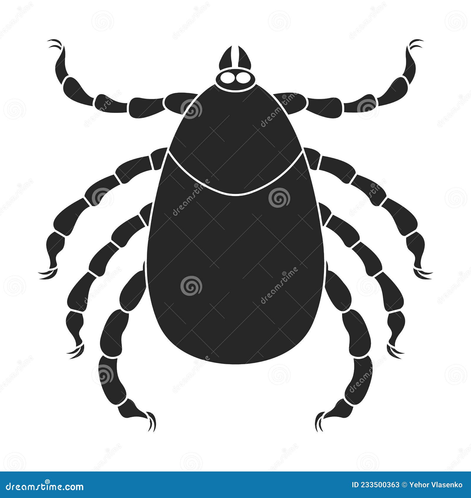 Parasites Vector Icon.Black Vector Icon Isolated on White Background ...