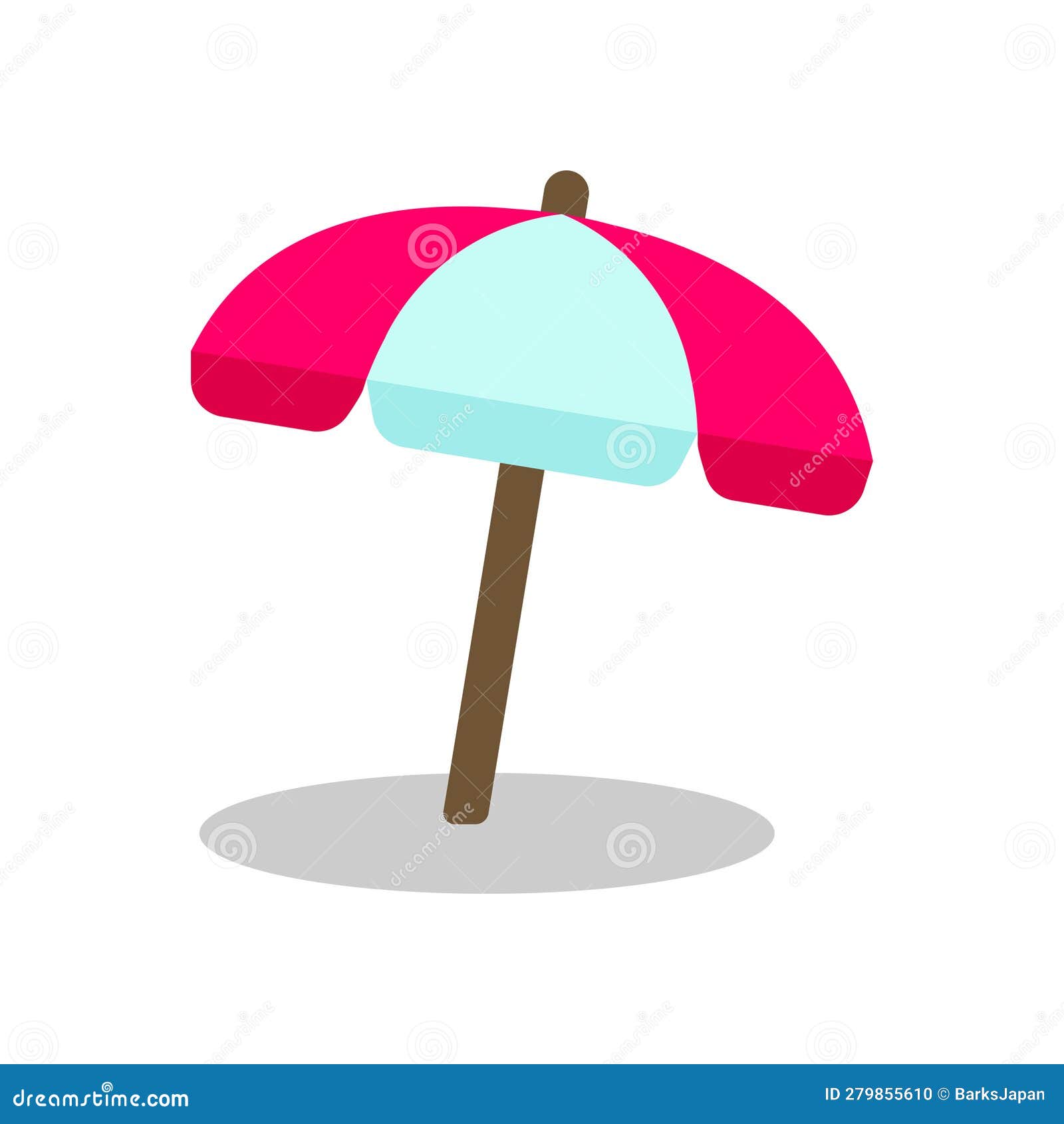 Parasol Beach ( Summer , Vacation ) Vector Icon Illustration Stock ...