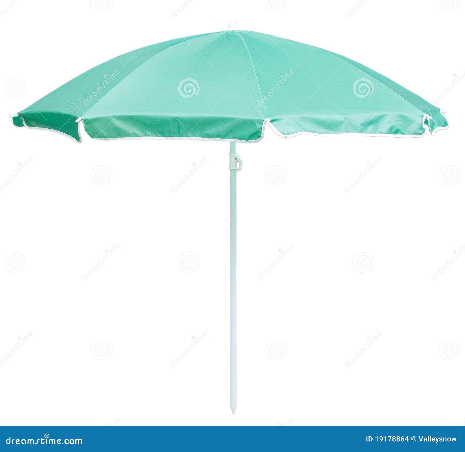 Parasol de playa foto de archivo. Imagen de océano, colorido - 19178864