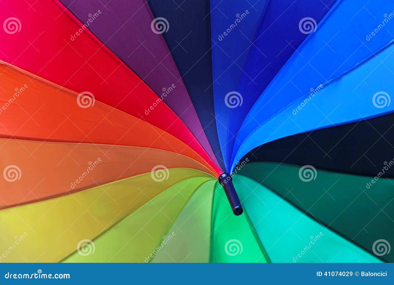 Parasol rainbow stock image. Image of open, round, textile - 41074029