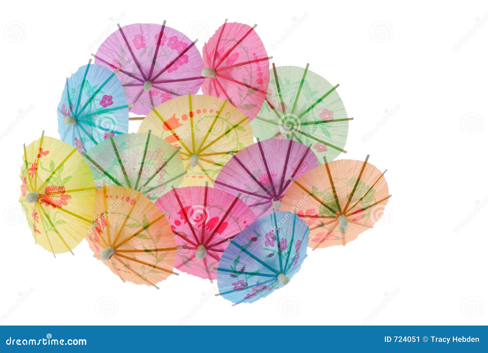 Parasols stock image. Image of food, colorful, beverages - 724051