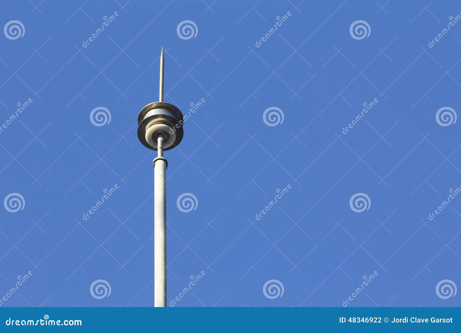 Paratonnerre photo stock. Image du énergie, mât, grand - 48346922