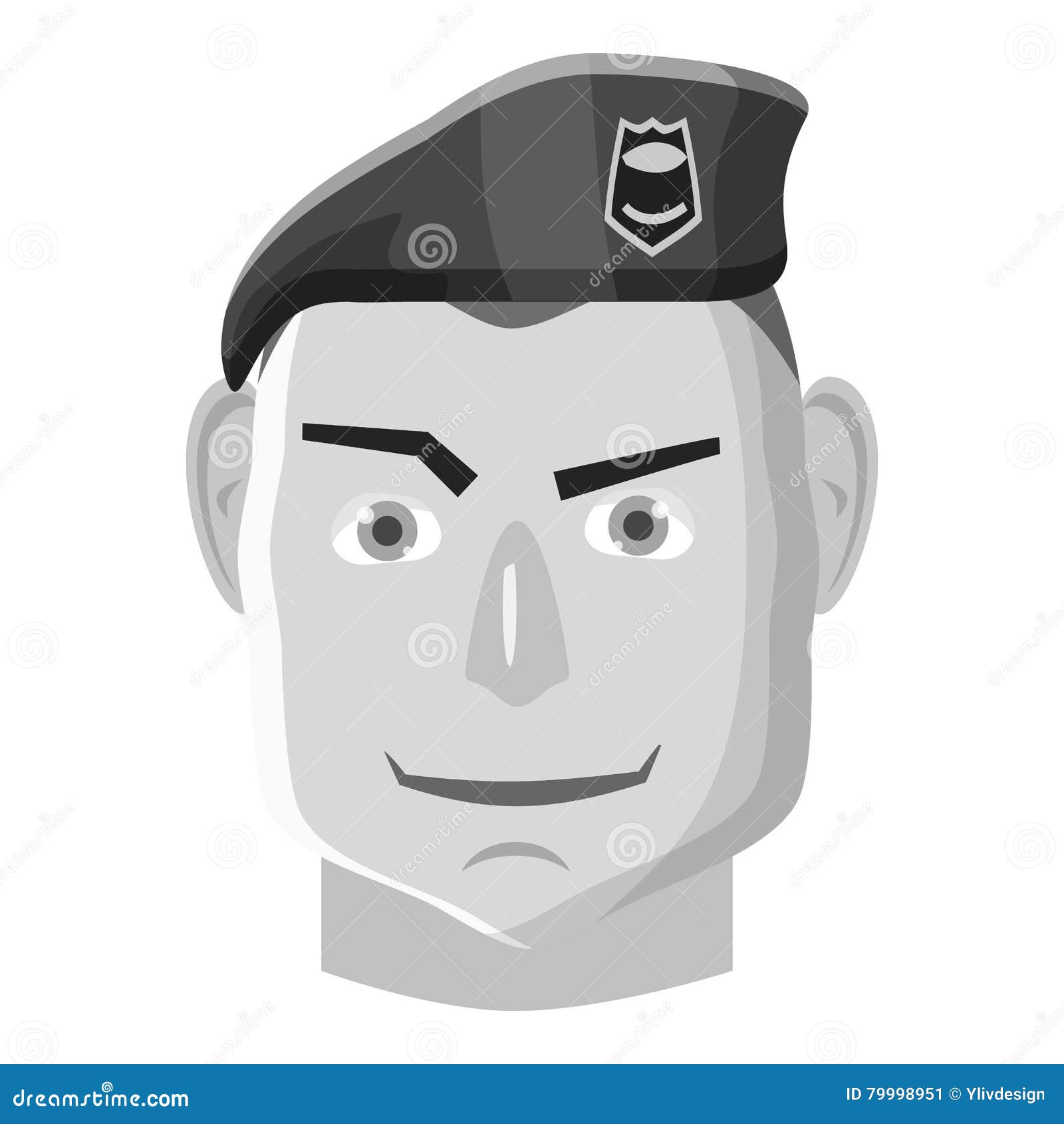 Paratrooper Icon, Outline Style Cartoon Vector | CartoonDealer.com ...