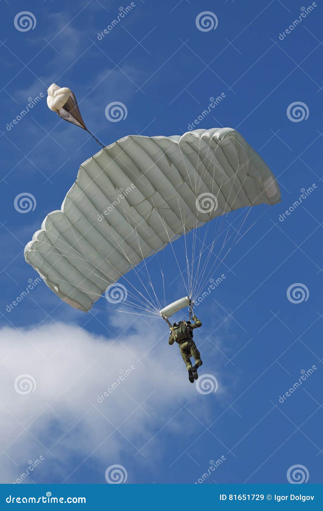 Paratrooper stock image. Image of heaven, military, outdoors - 81651729