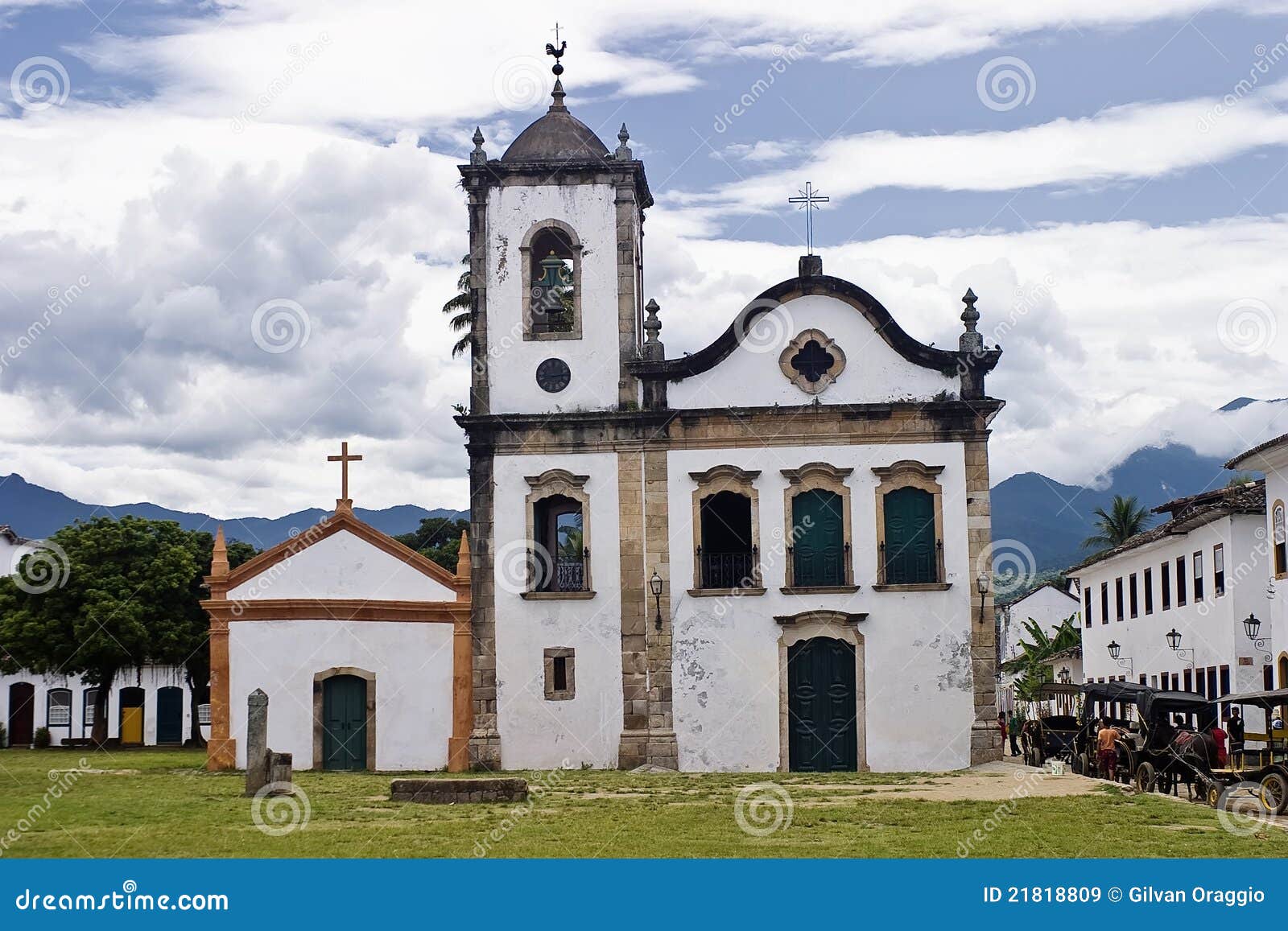 Paraty Igreja De Santa Rita Stock Image - Image of casario ...