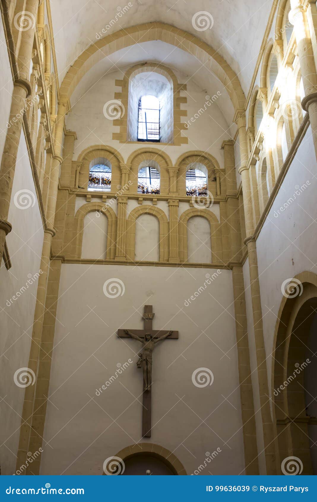 Paray Le Monial, France - September 13, 2016: the Interior of Th ... Paray Le Monial, France - September 13, 2016: the Interior of Th ...