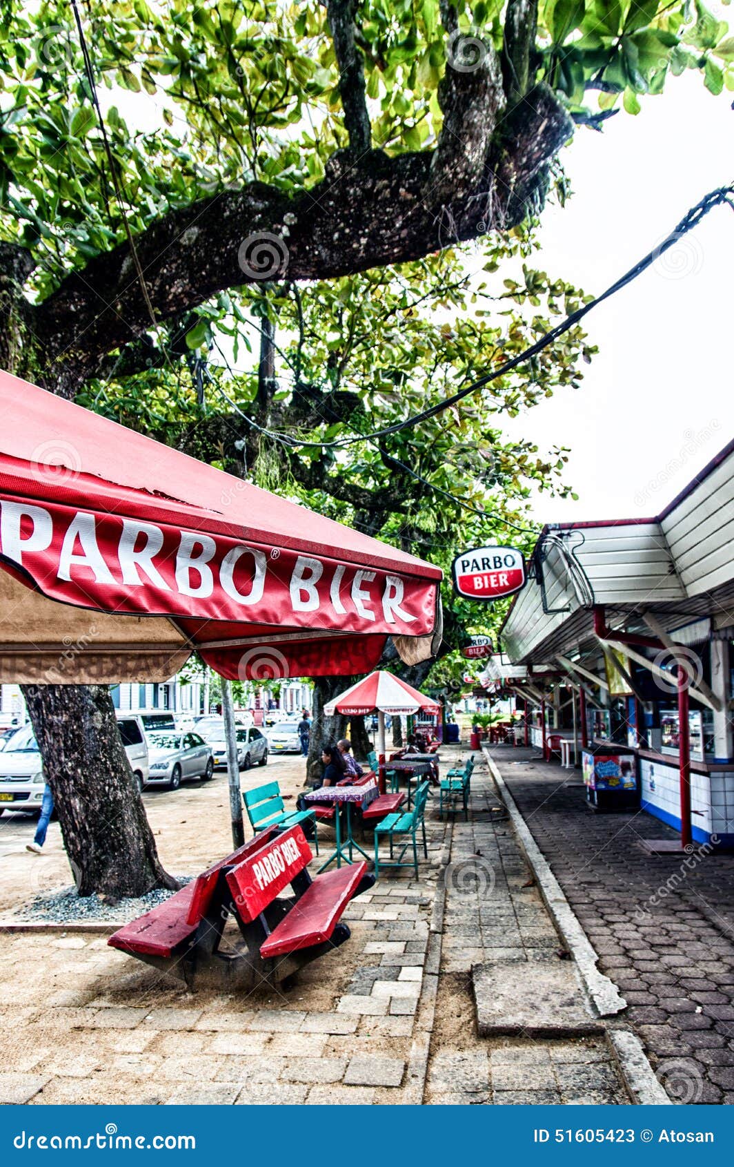 Parbo Beer Signs editorial stock photo. Image of popular - 51605423