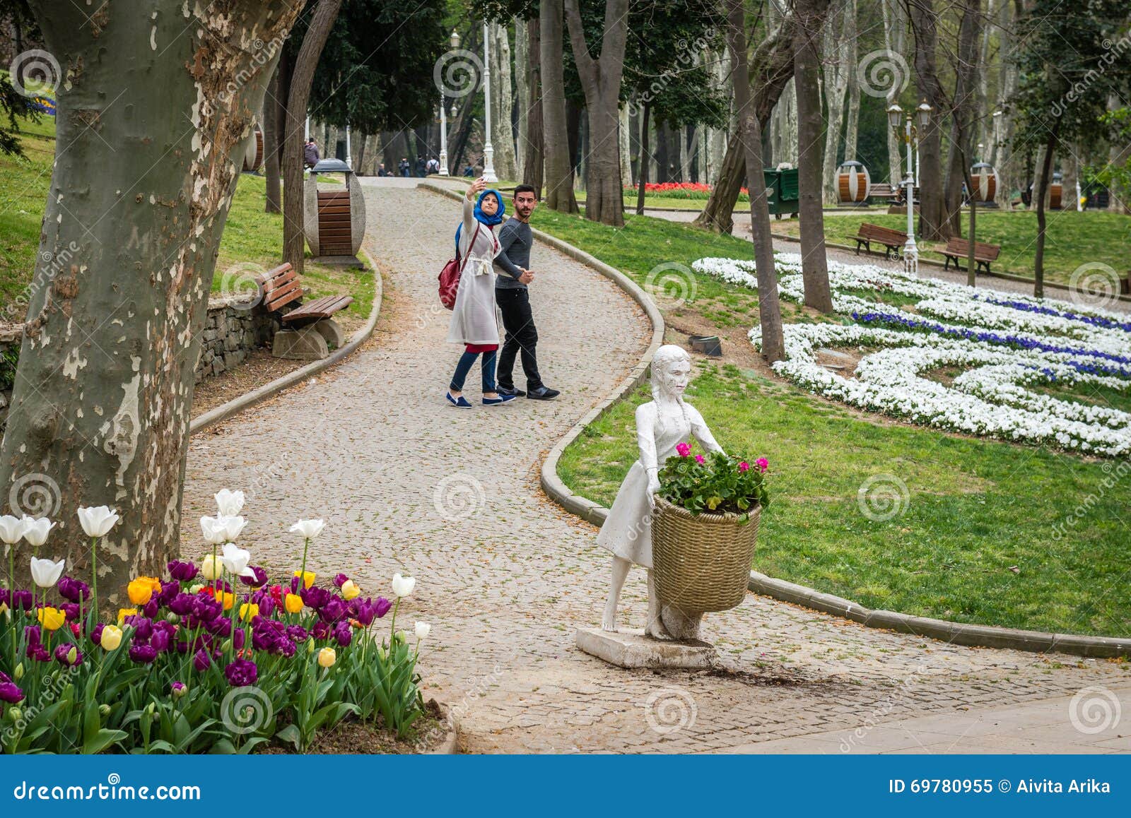 Parc De Gulhane à Istanbul, Turquie Image éditorial - Image du amoureux, tourisme: 69780955