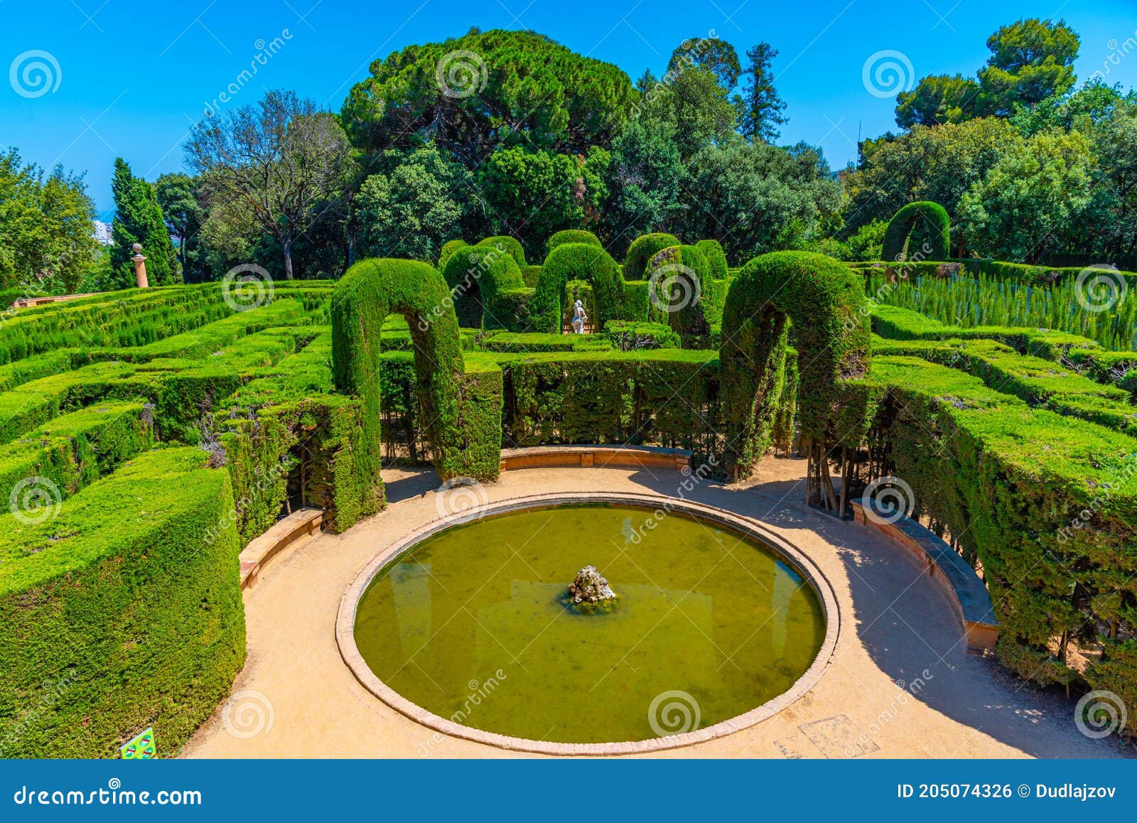 Parc Del Laberint D Horta in Barcelona, Spain Stock Photo - Image of ...