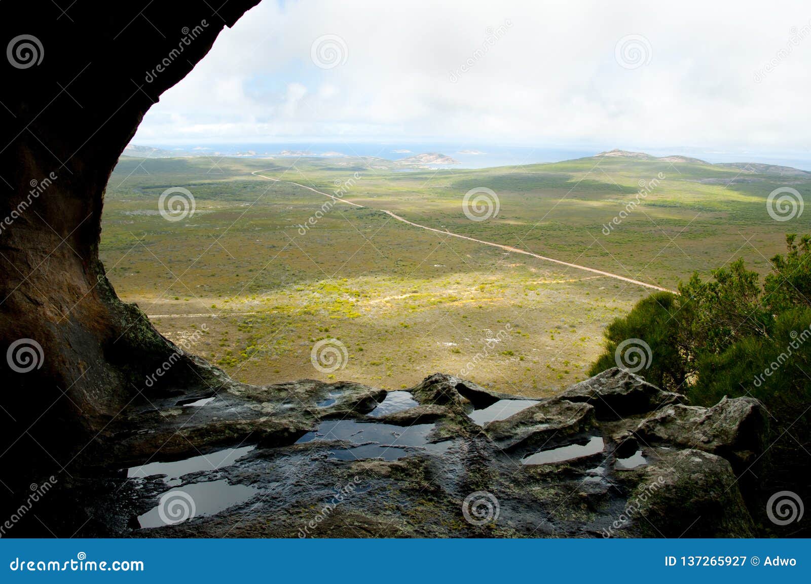 Parc Du Cap Le Grand National Image stock - Image du ciel, désert ...