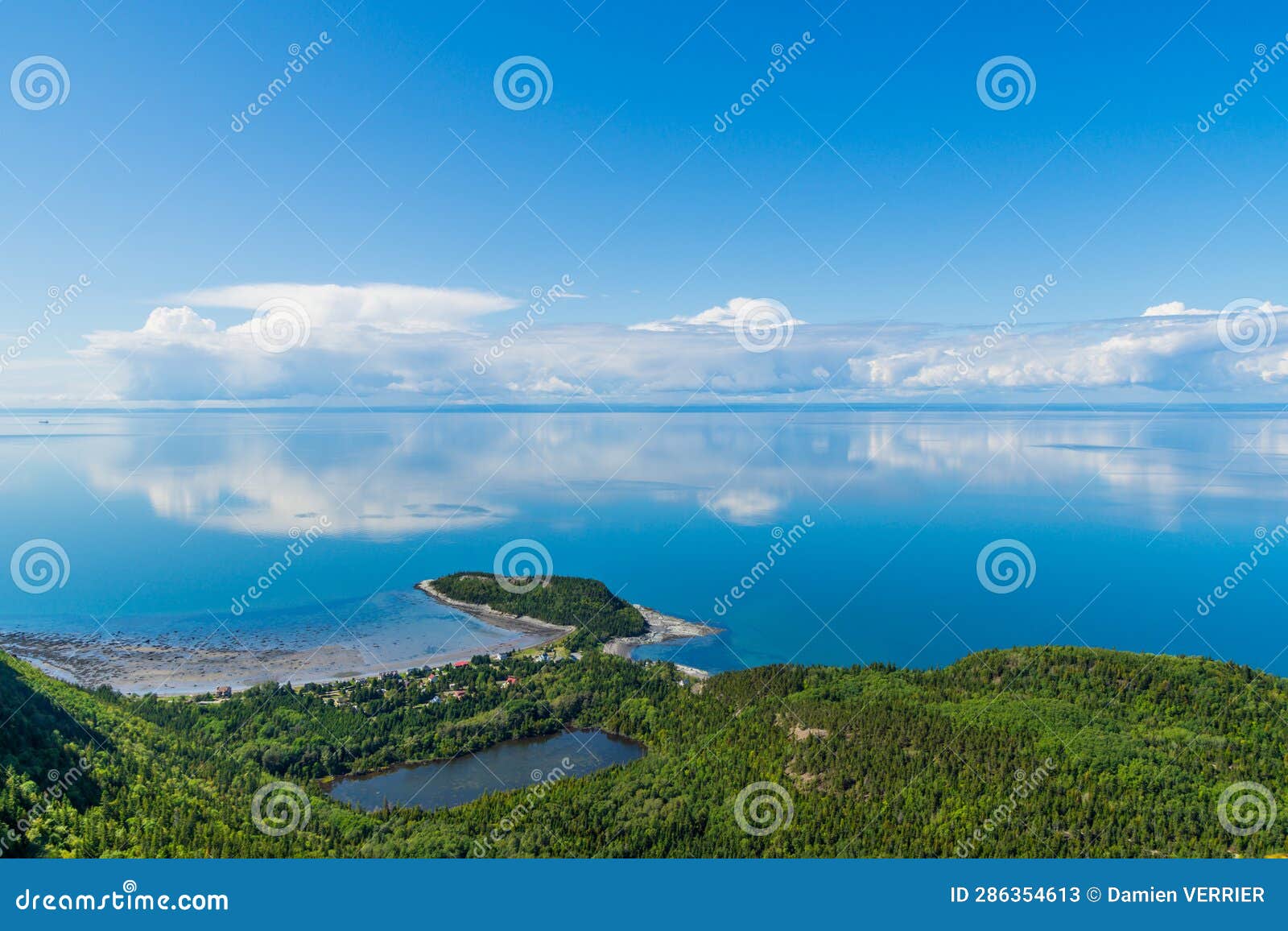 Parc National Du Bic from Pic-Champlain Lookout (Canada, Quebec) Stock ...