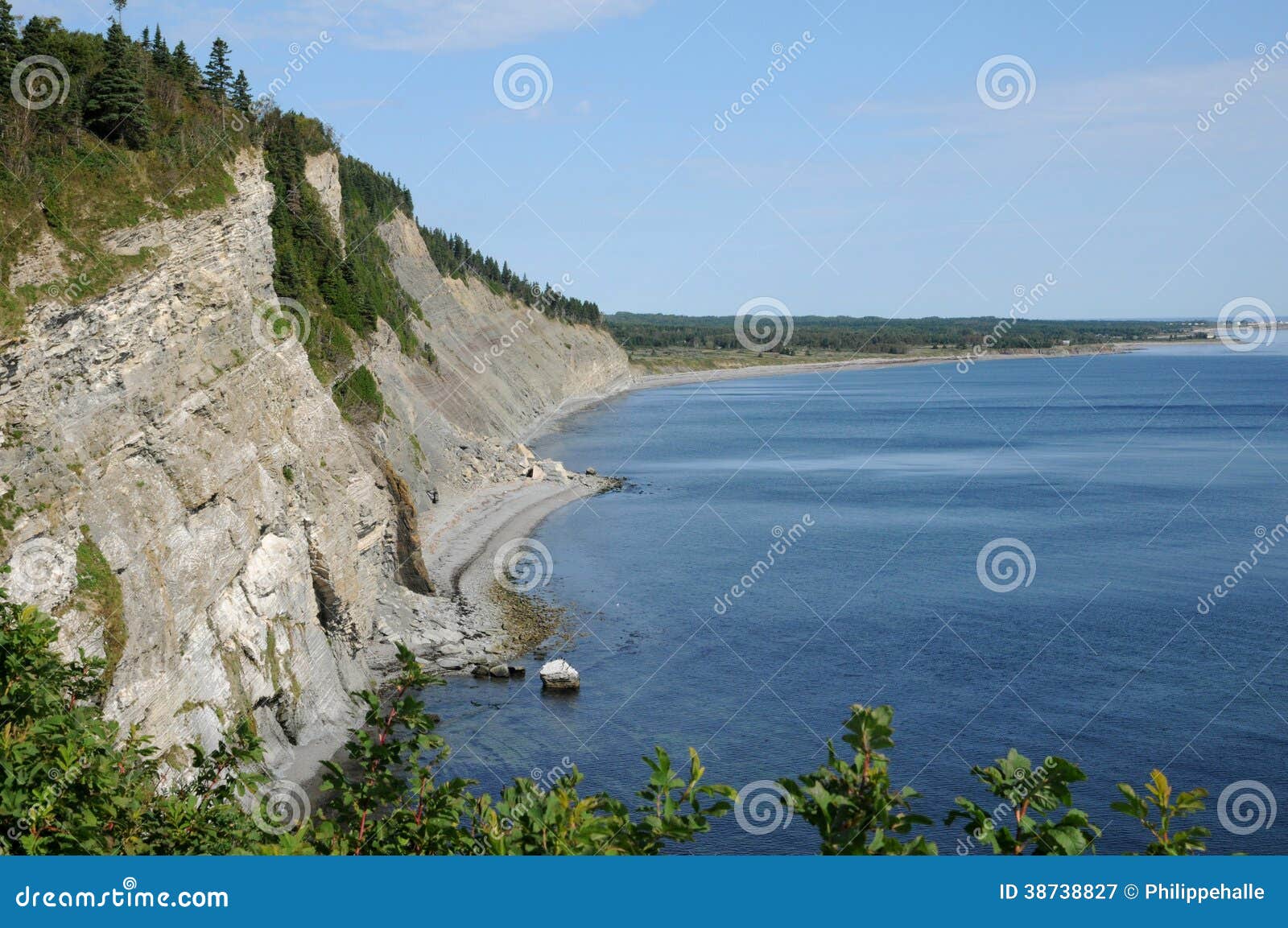 Parc National Du Forillon in Gaspesie Stock Image - Image of parc ...