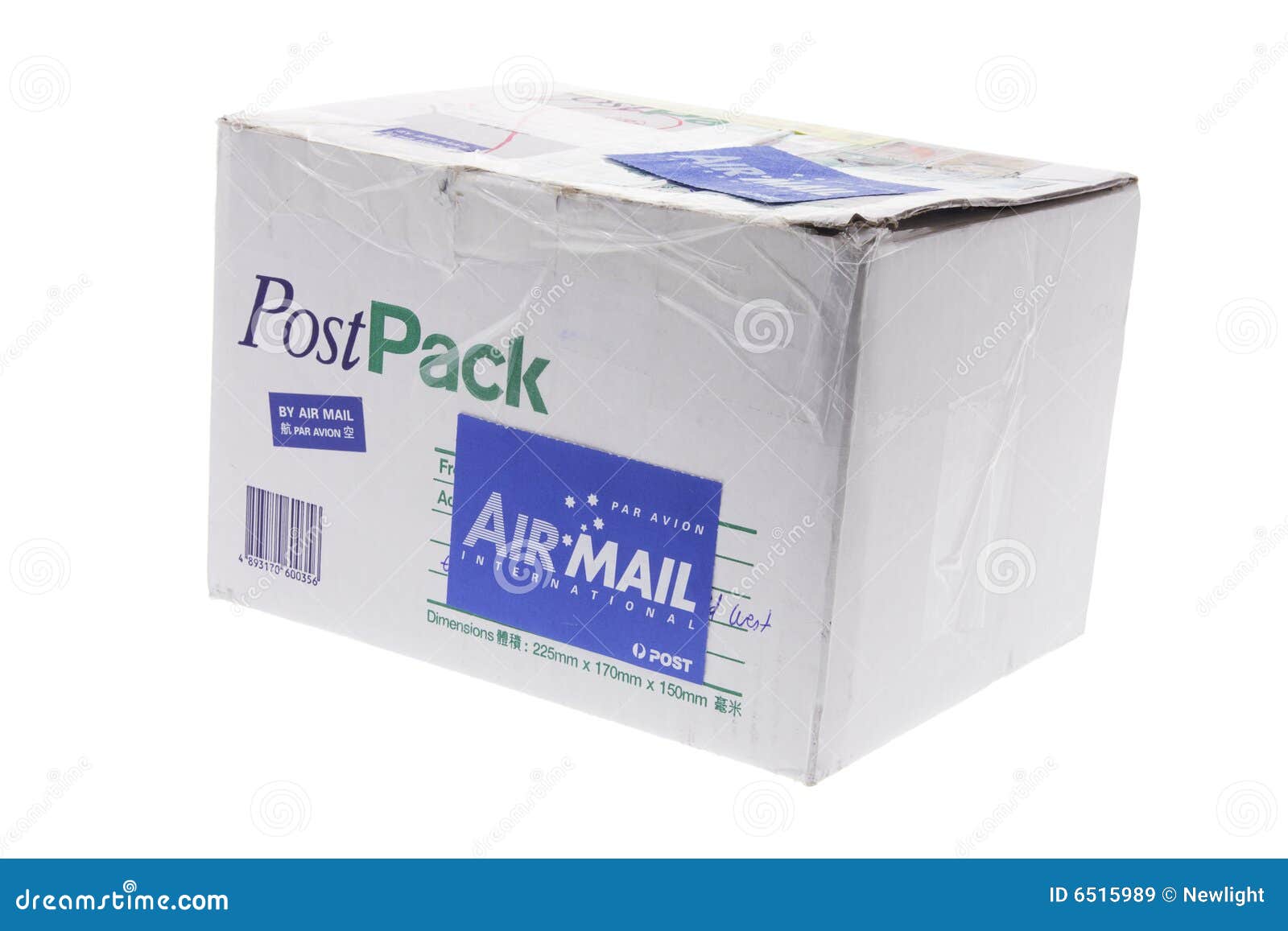 Parcel stock image. Image of isolated, post, delivery - 6515989