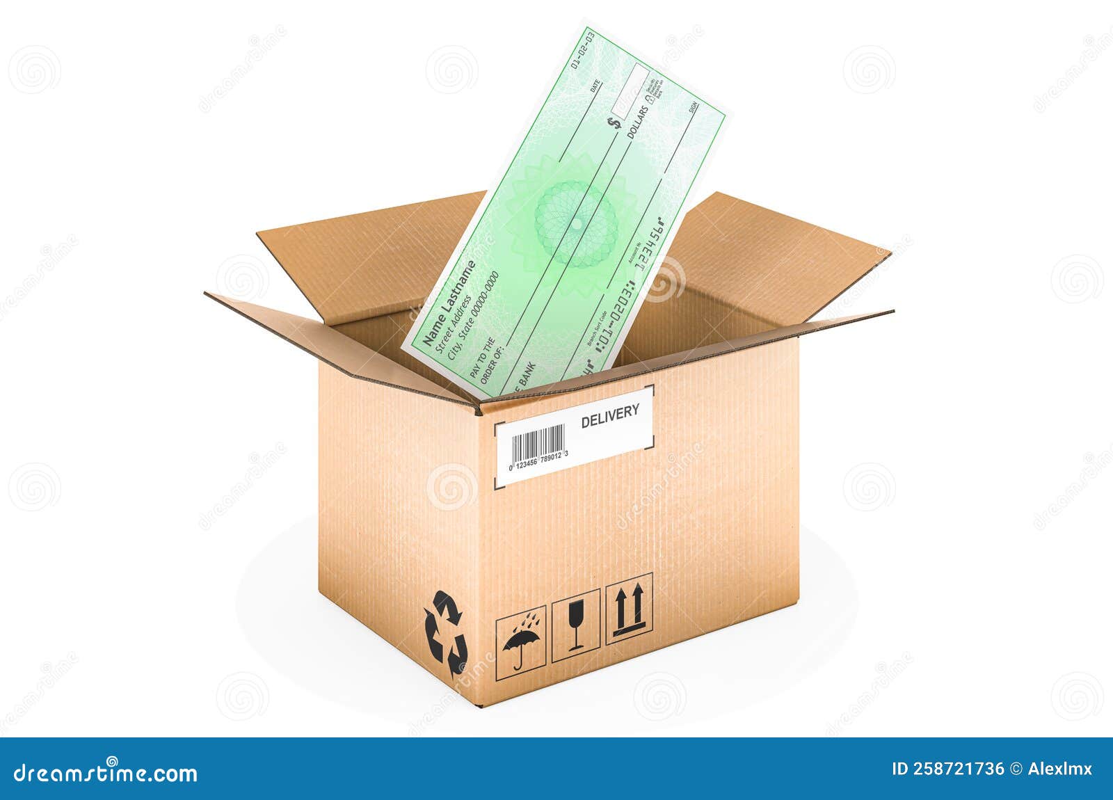 Parcel Check Icon Outline Vector. Fill Form Royalty-Free Stock Photo ...