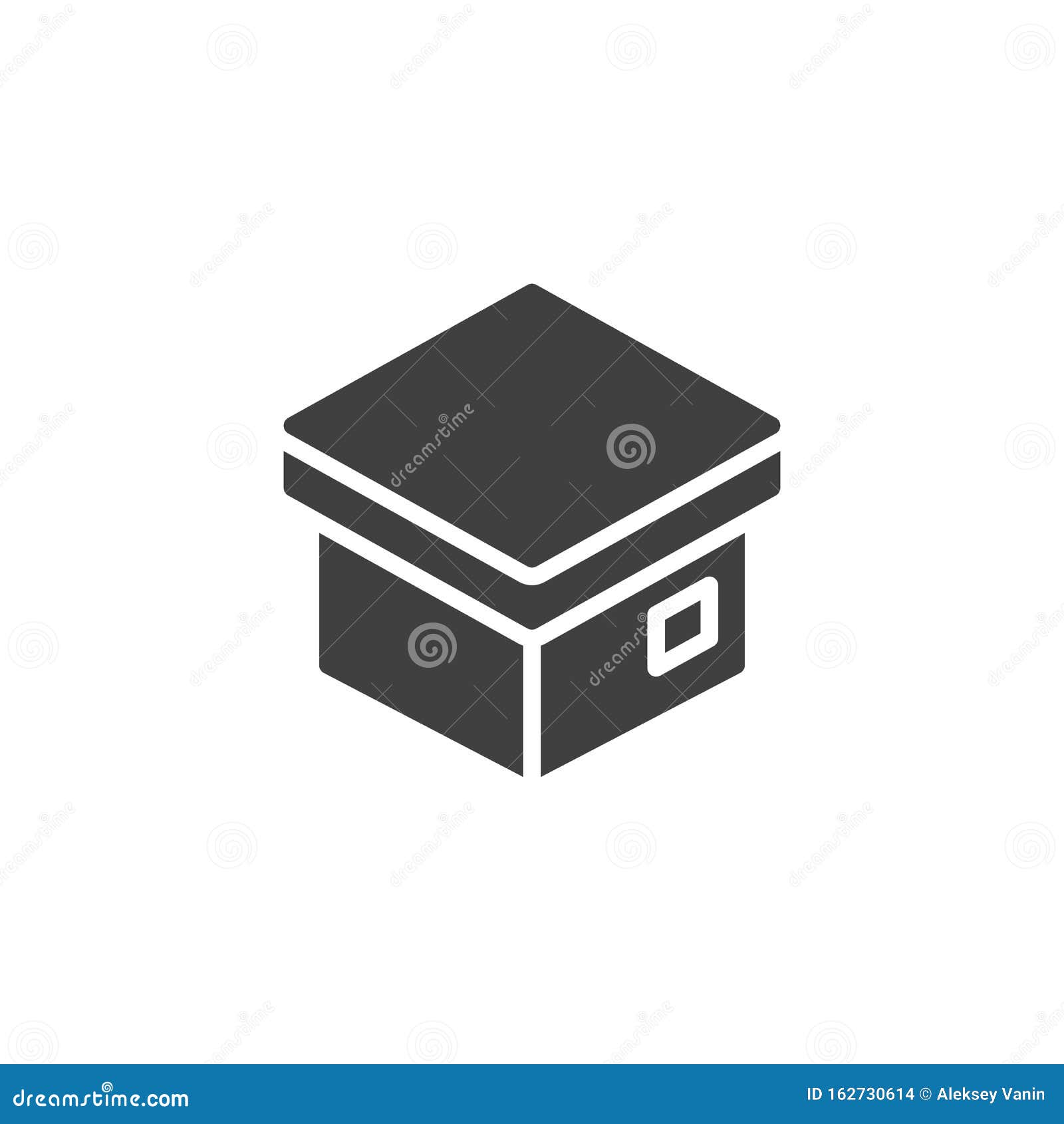 Parcel Box Packaging Vector Icon Stock Vector - Illustration of cover ...