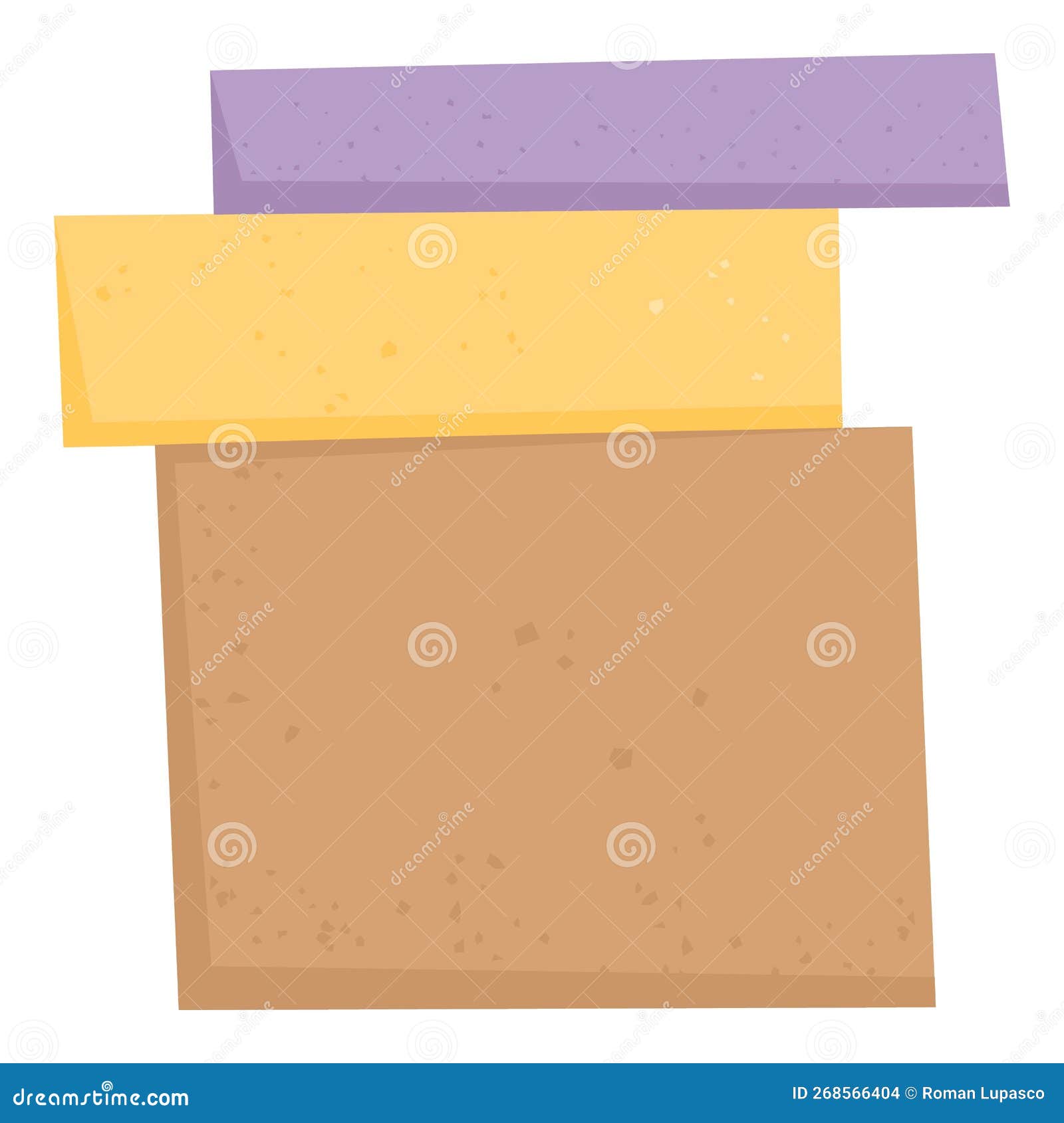 Parcel Box Stack Set Cartoon Vector. Box Delivery Stock Vector ...
