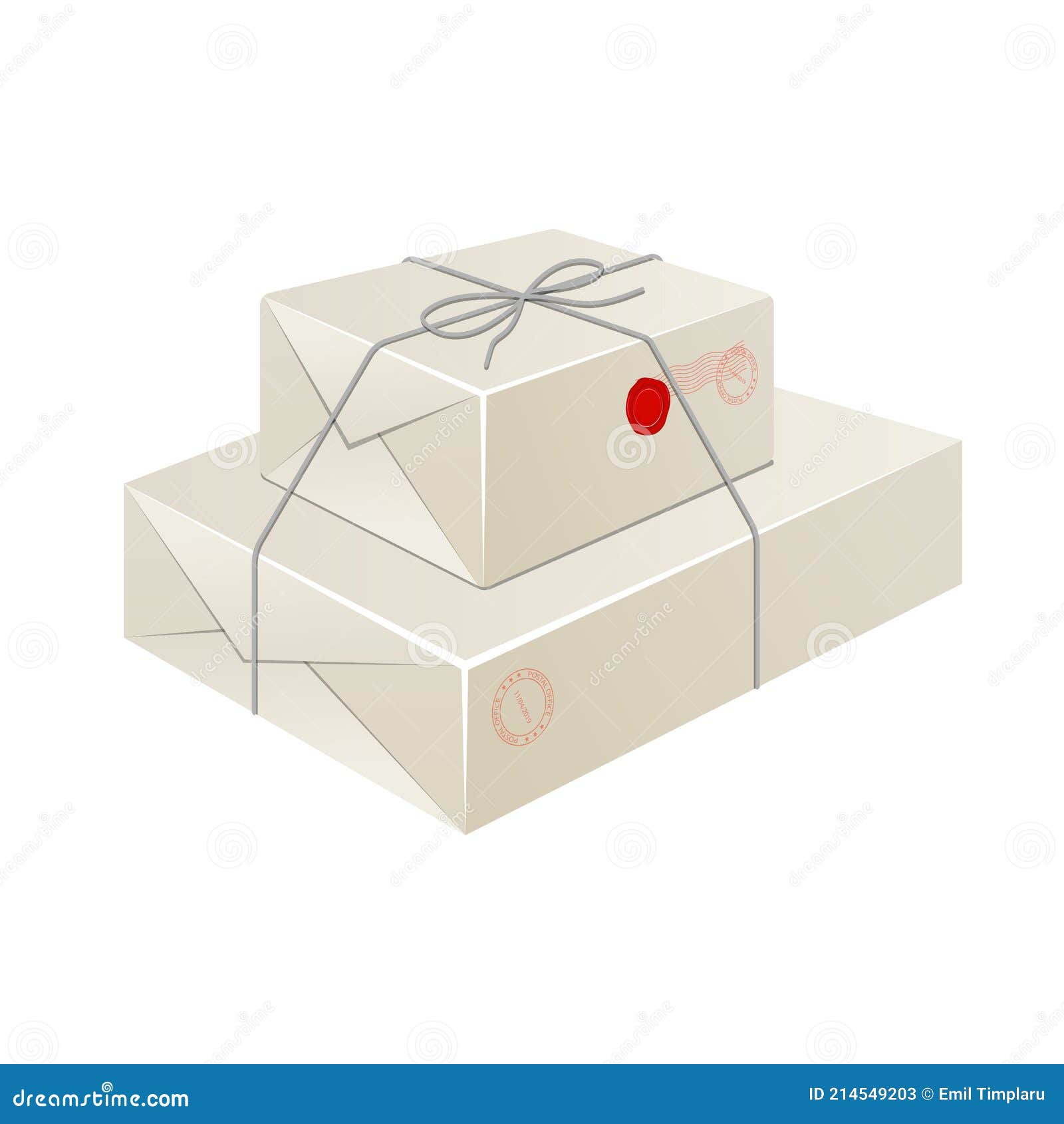 Parcel Box Vector Design Illustration Stock Vector - Illustration of ...
