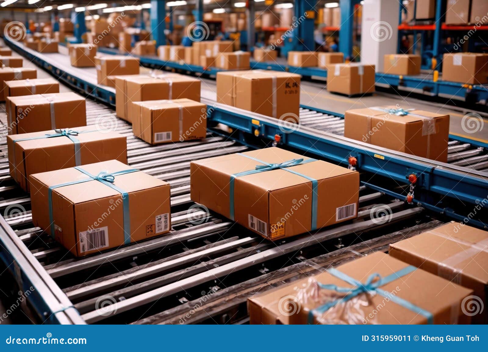 Shipping Manufacturing Chart Vector Illustration | CartoonDealer.com ...