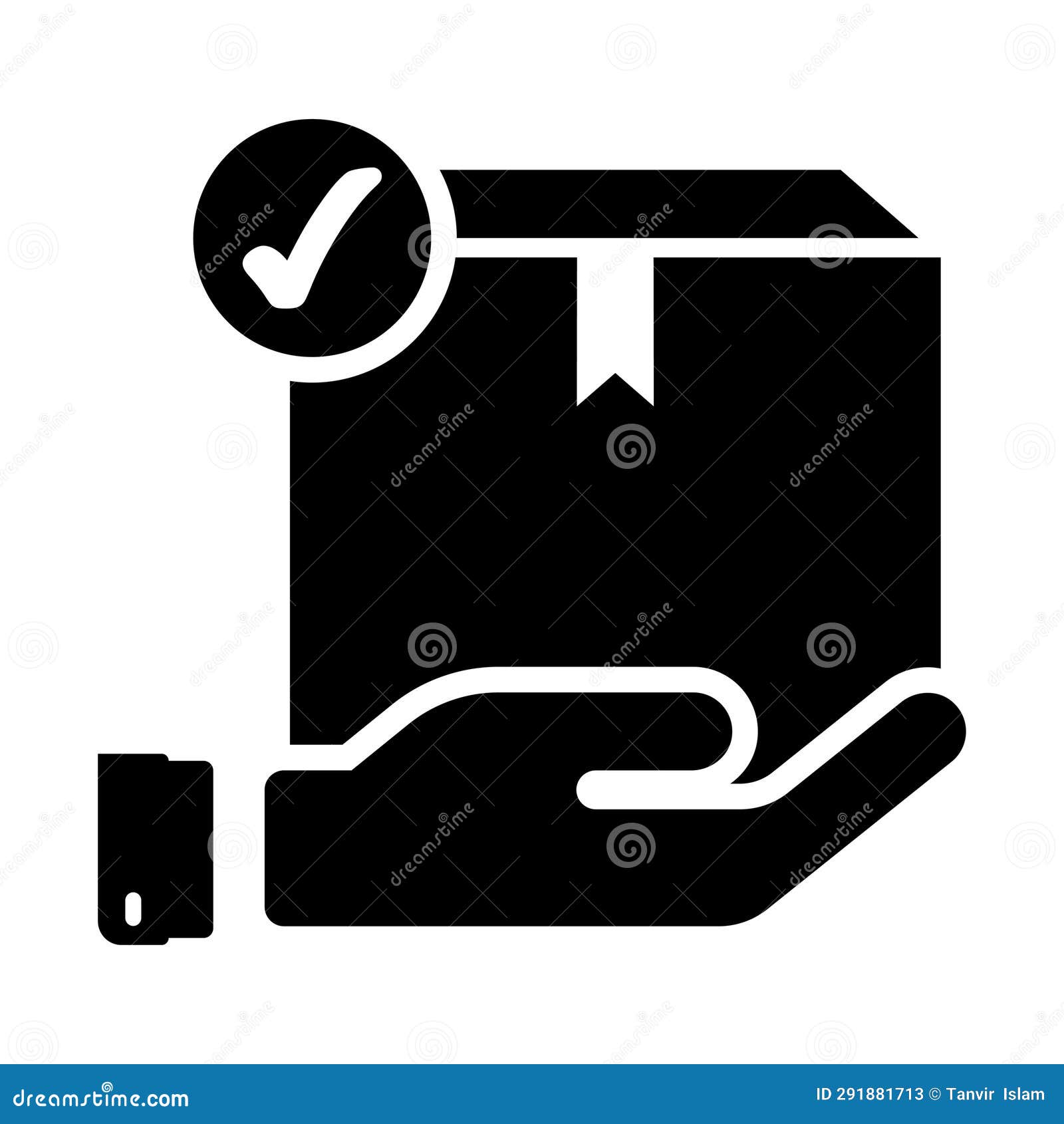 Parcel Delivery Icon stock illustration. Illustration of icon - 291881713