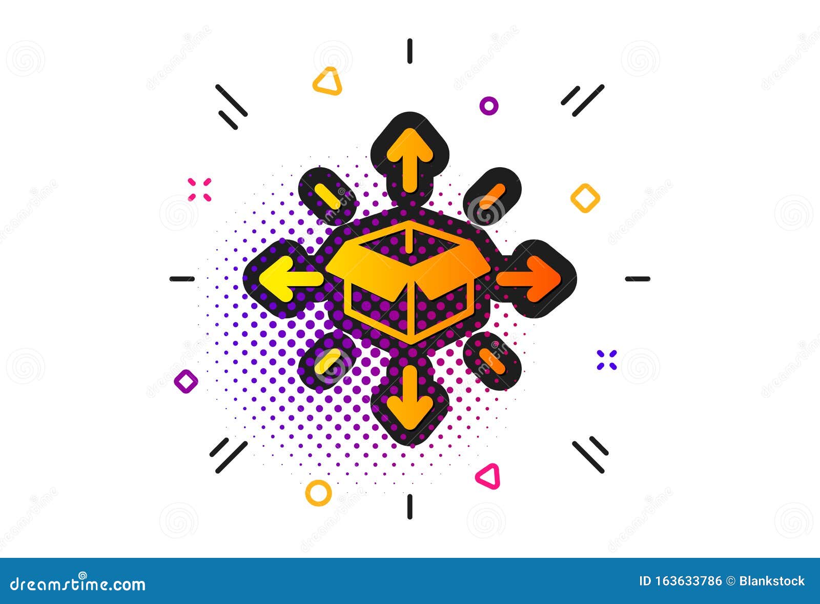 Parcel Delivery Icon. Logistics Service Sign. Vector Stock Vector ...