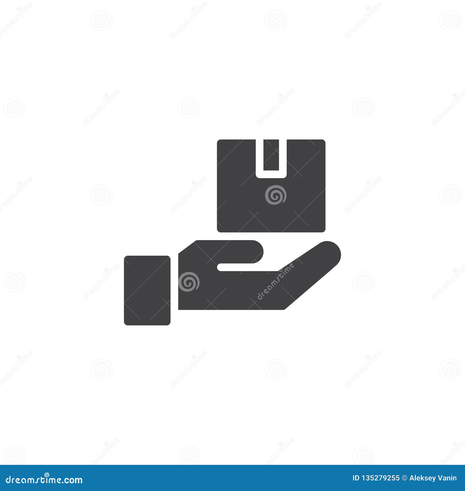 Parcel Delivery Vector Icon Stock Vector - Illustration of cargo ...