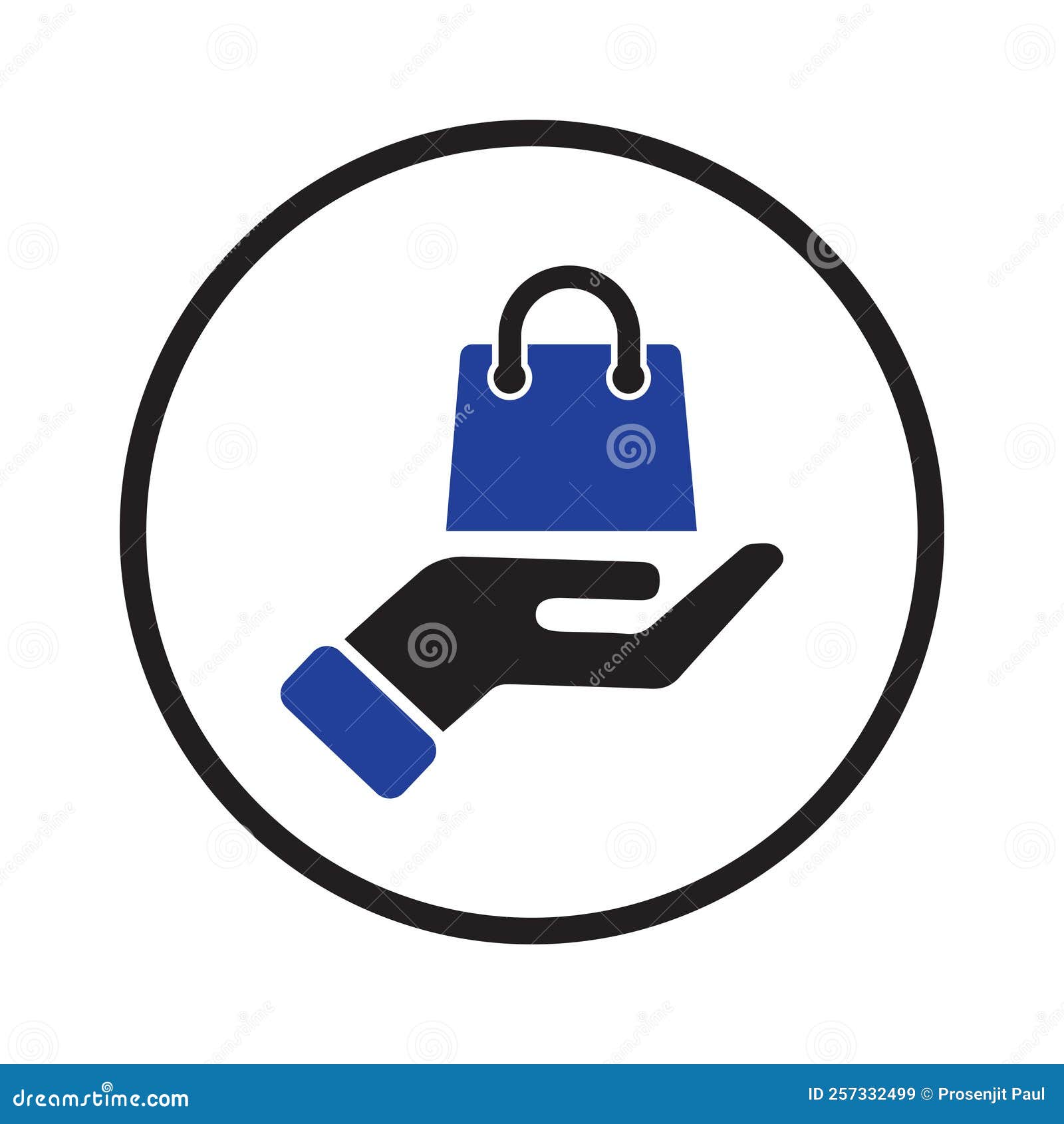 Parcel on Hand Delivery Icon Stock Vector - Illustration of home ...