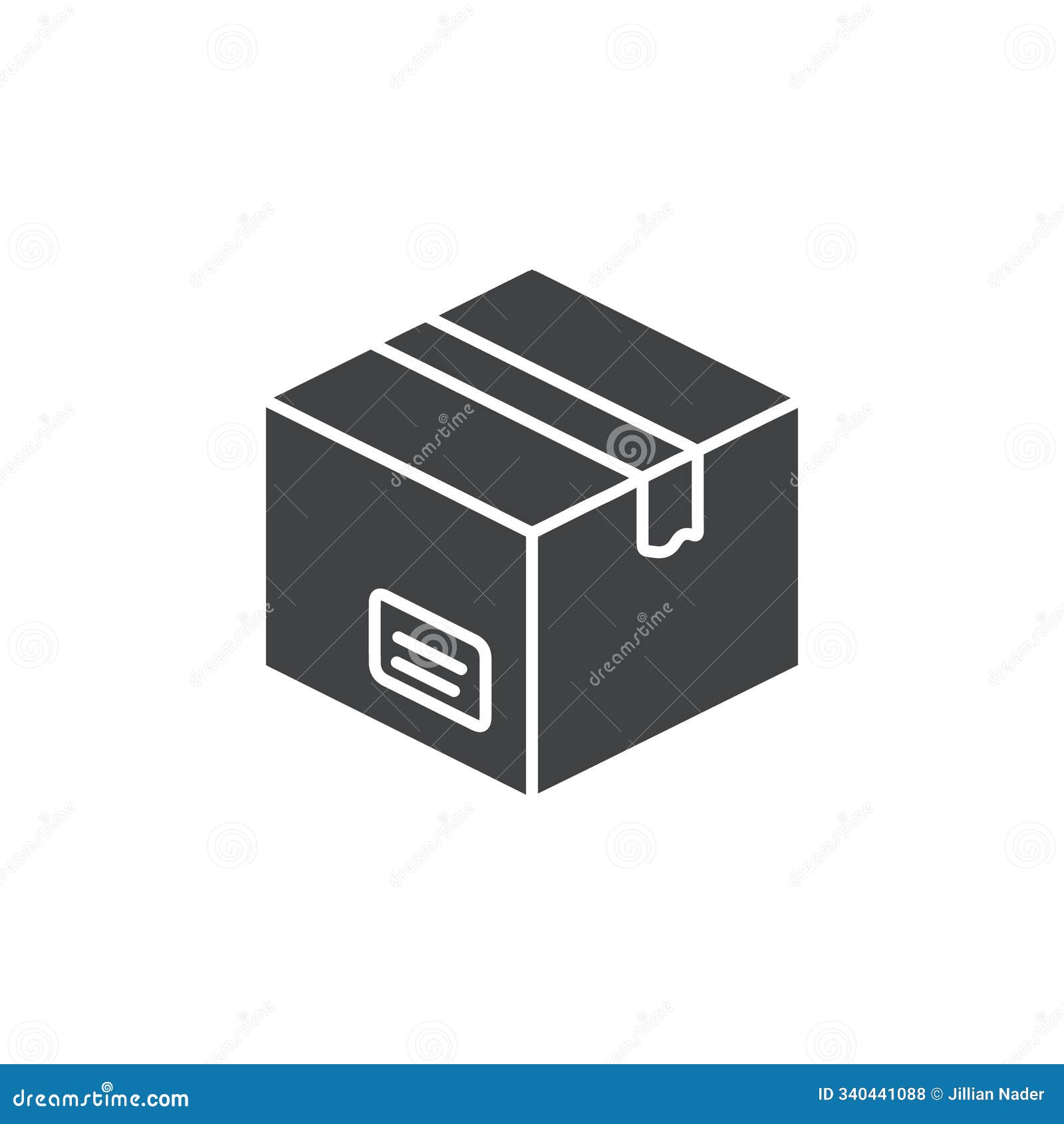 Parcel Icon Group Symbol or Sign Vector Stock Illustration ...