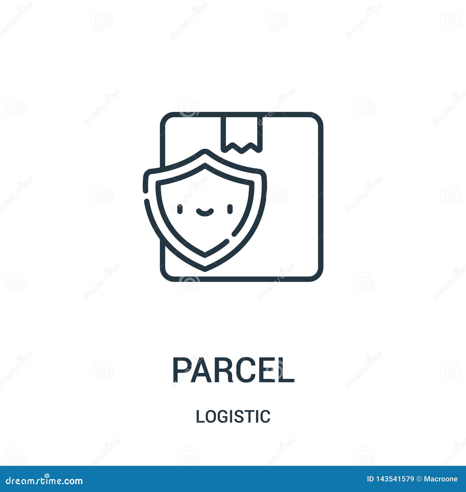 Parcel Icon Vector from Logistic Collection. Thin Line Parcel Outline ...