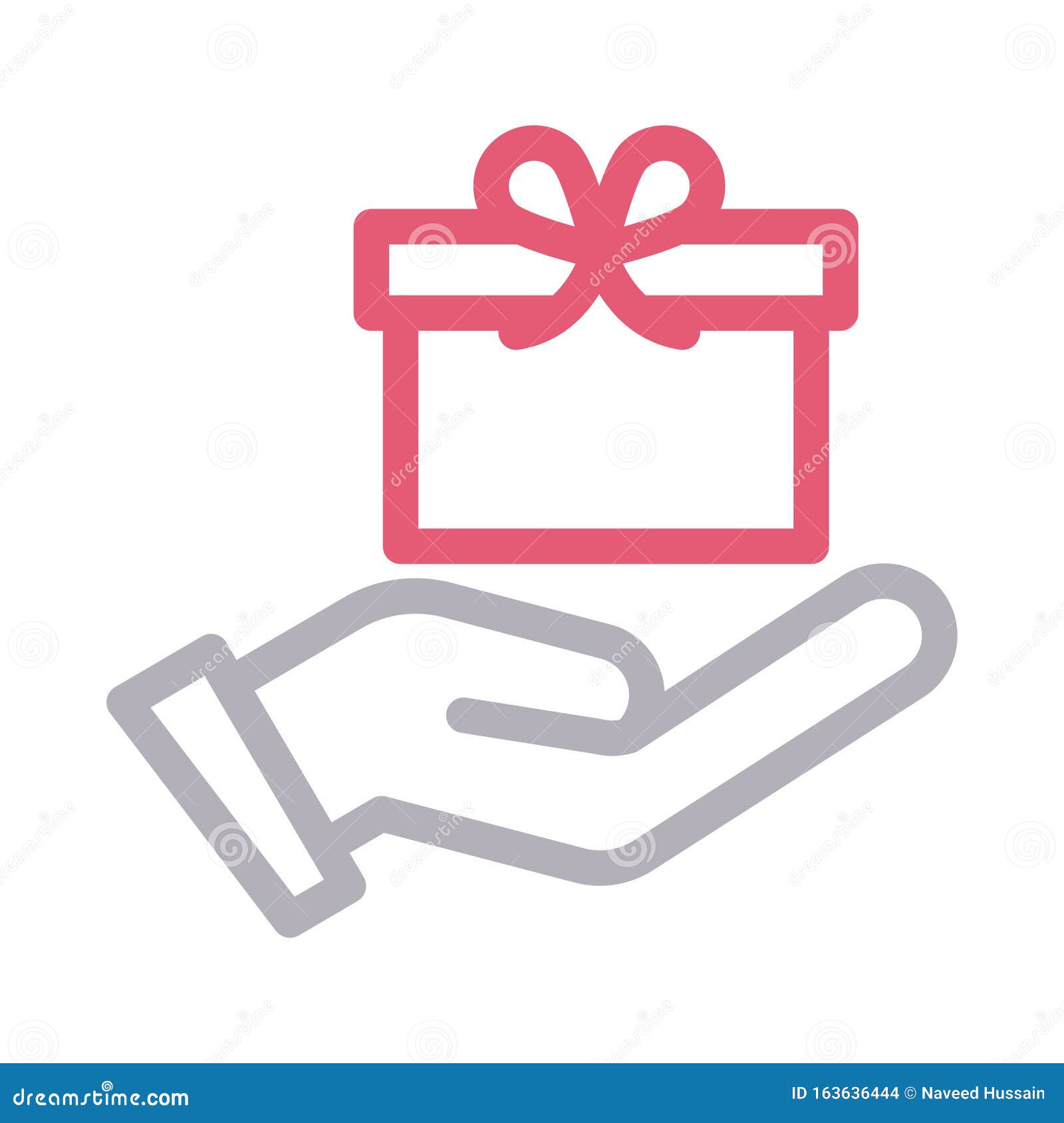 Parcel Vector Color Line Icon Stock Vector - Illustration of secure ...