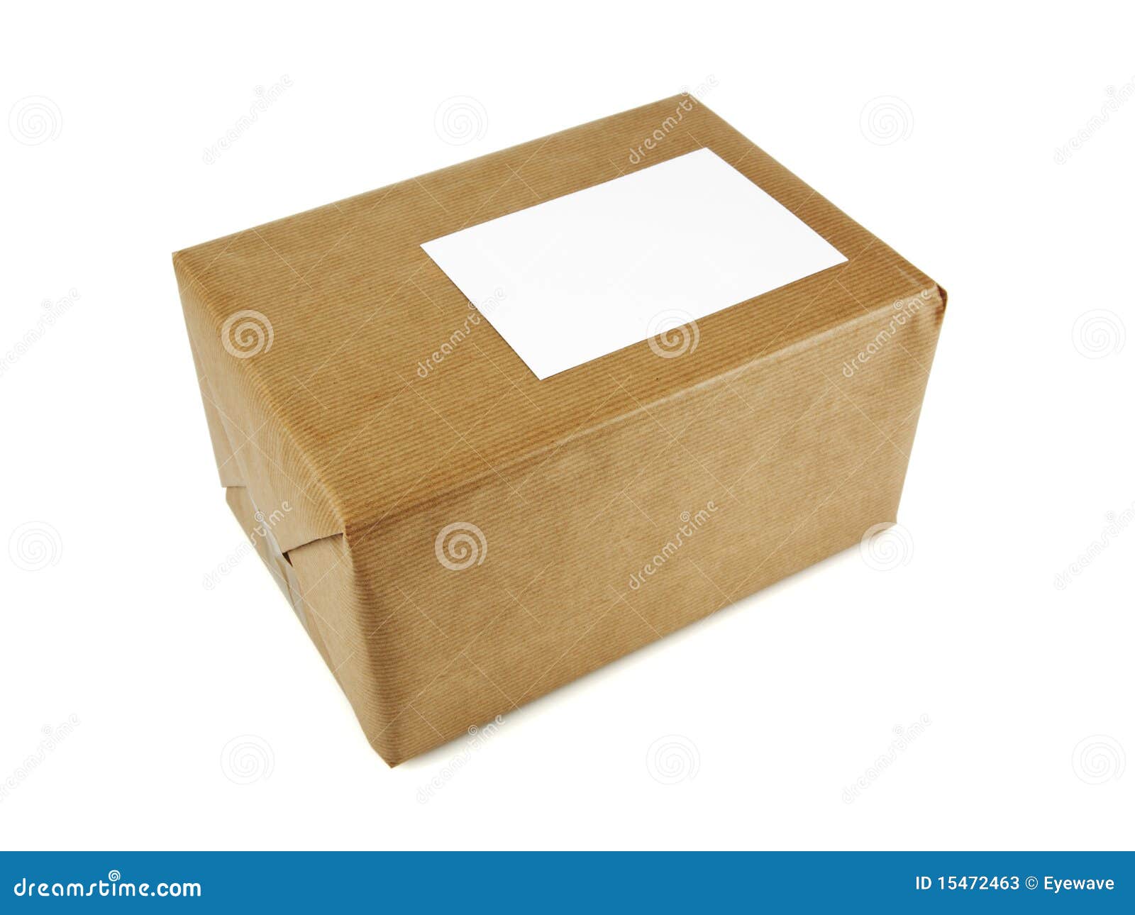 Parcel isolated on white stock image. Image of postal - 15472463