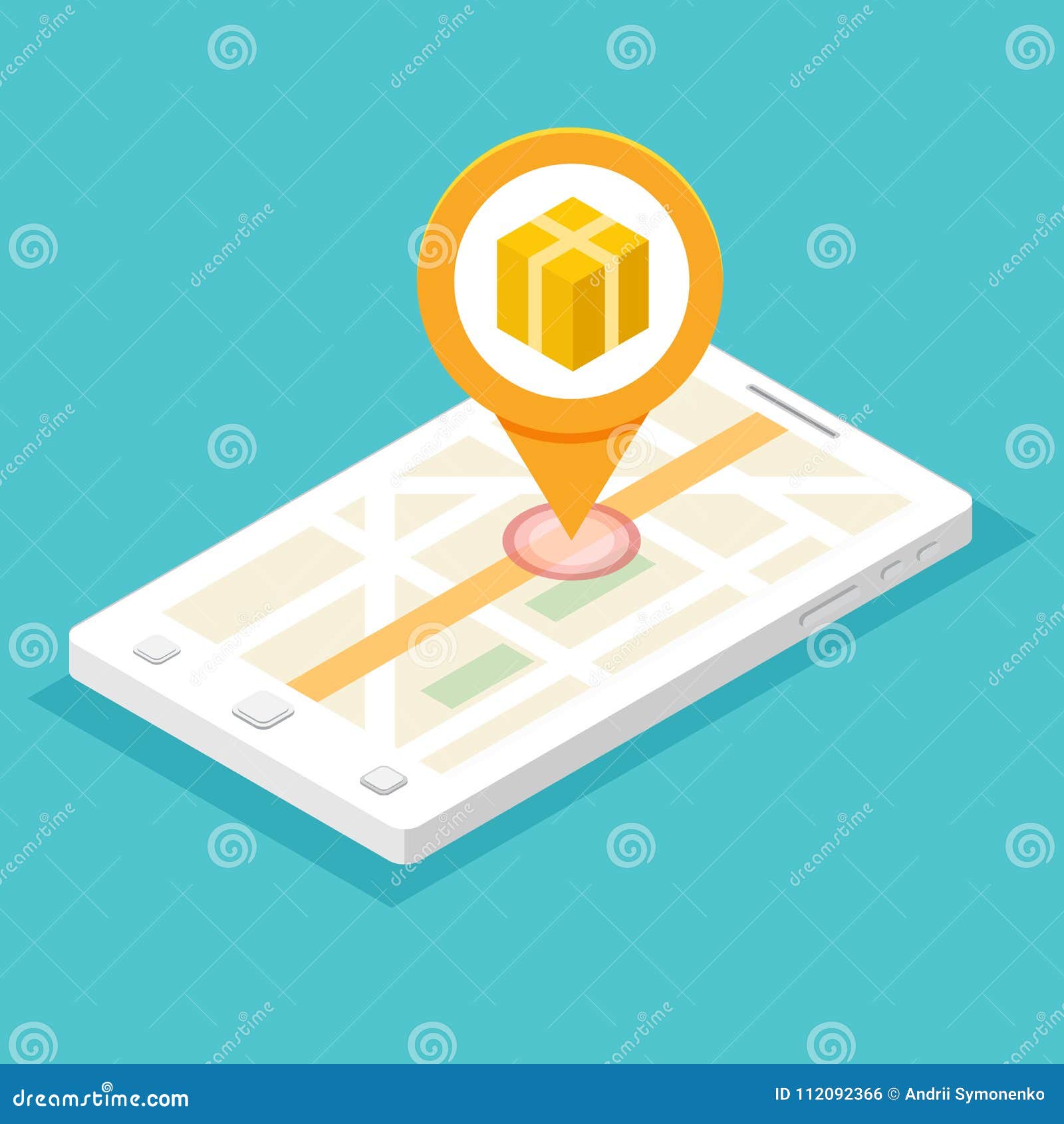 Parcel, Package Tracking Online App Concept. Stock Vector ...