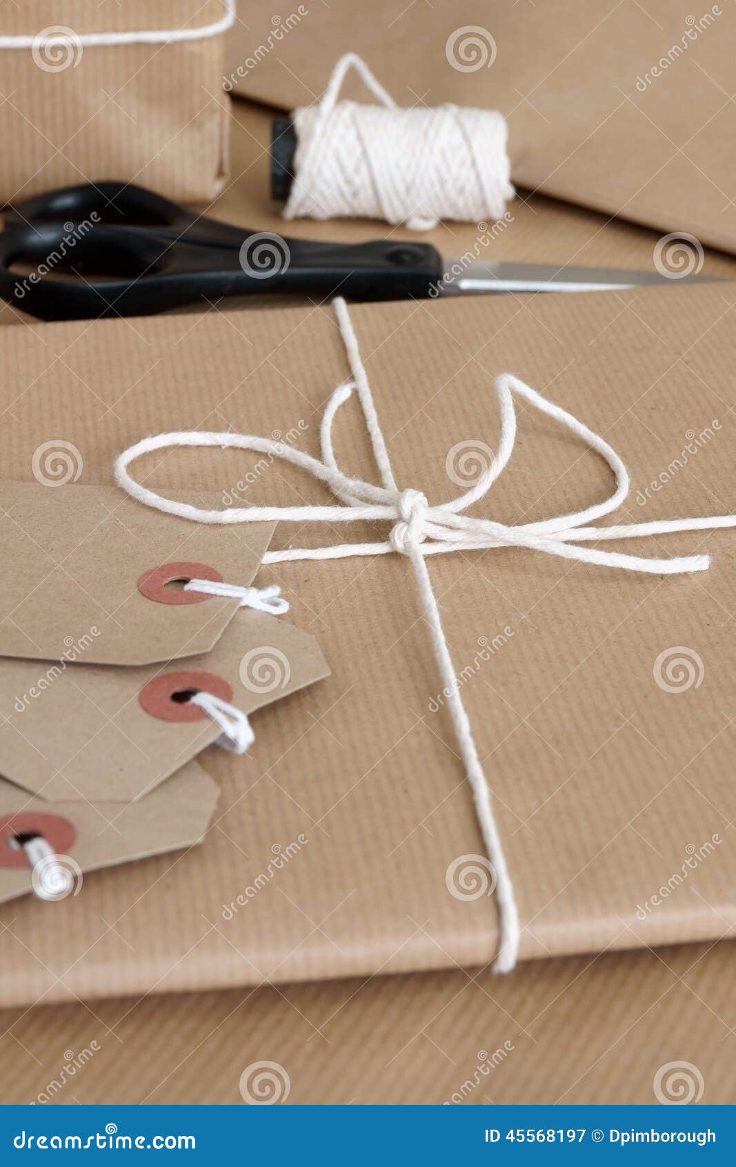 Parcel Packing stock image. Image of package, label, brown - 45568197