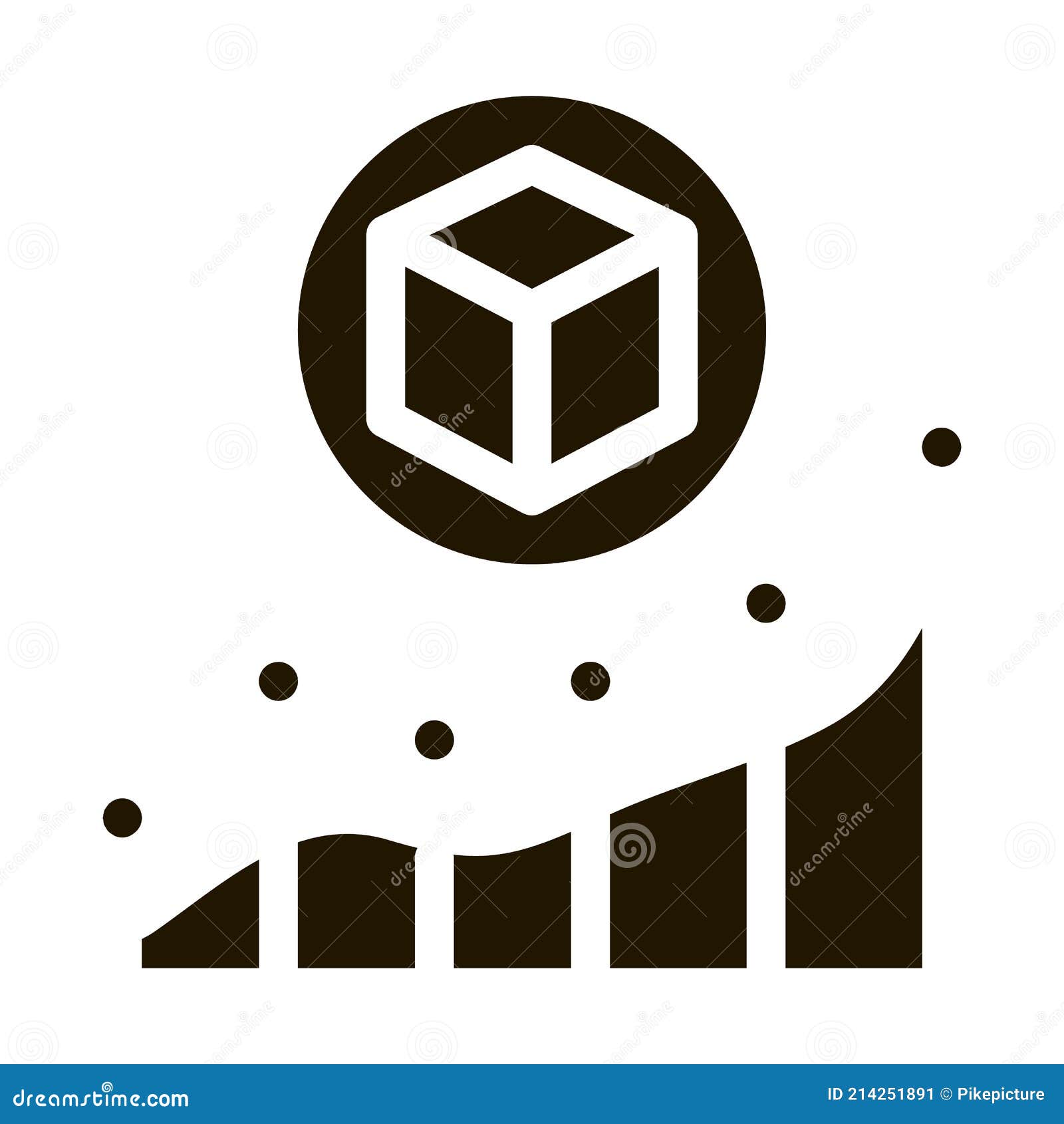 Parcel Pick-up Points Icon Vector Glyph Illustration Stock Vector ...