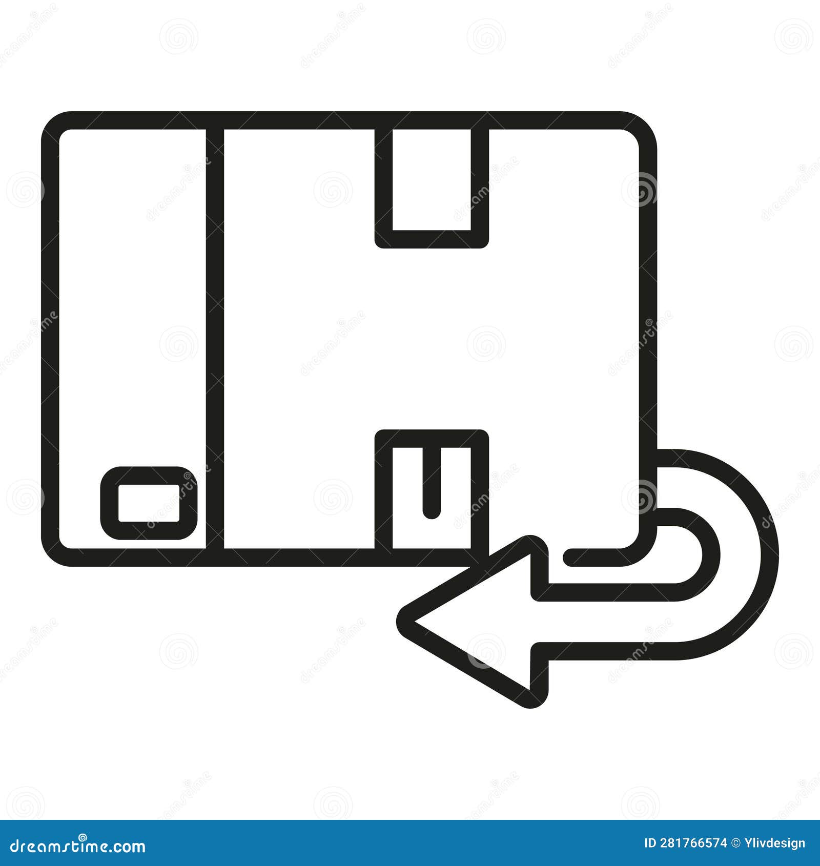 Parcel Return Icon Outline Vector. Box Exchange Stock Vector ... Parcel Return Icon Outline Vector. Box Exchange Stock Vector ...