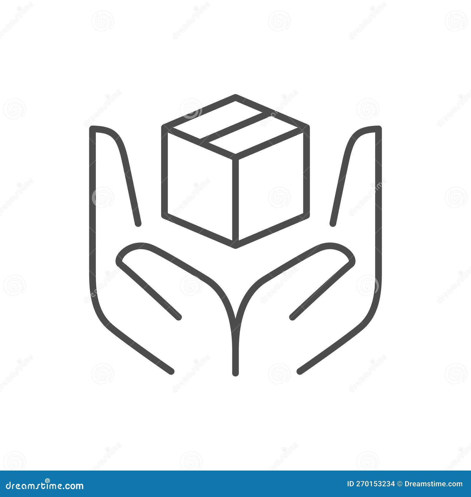 Shipping Line Icons Signs Set. Design Collection Of Dispatch, Delivery ...