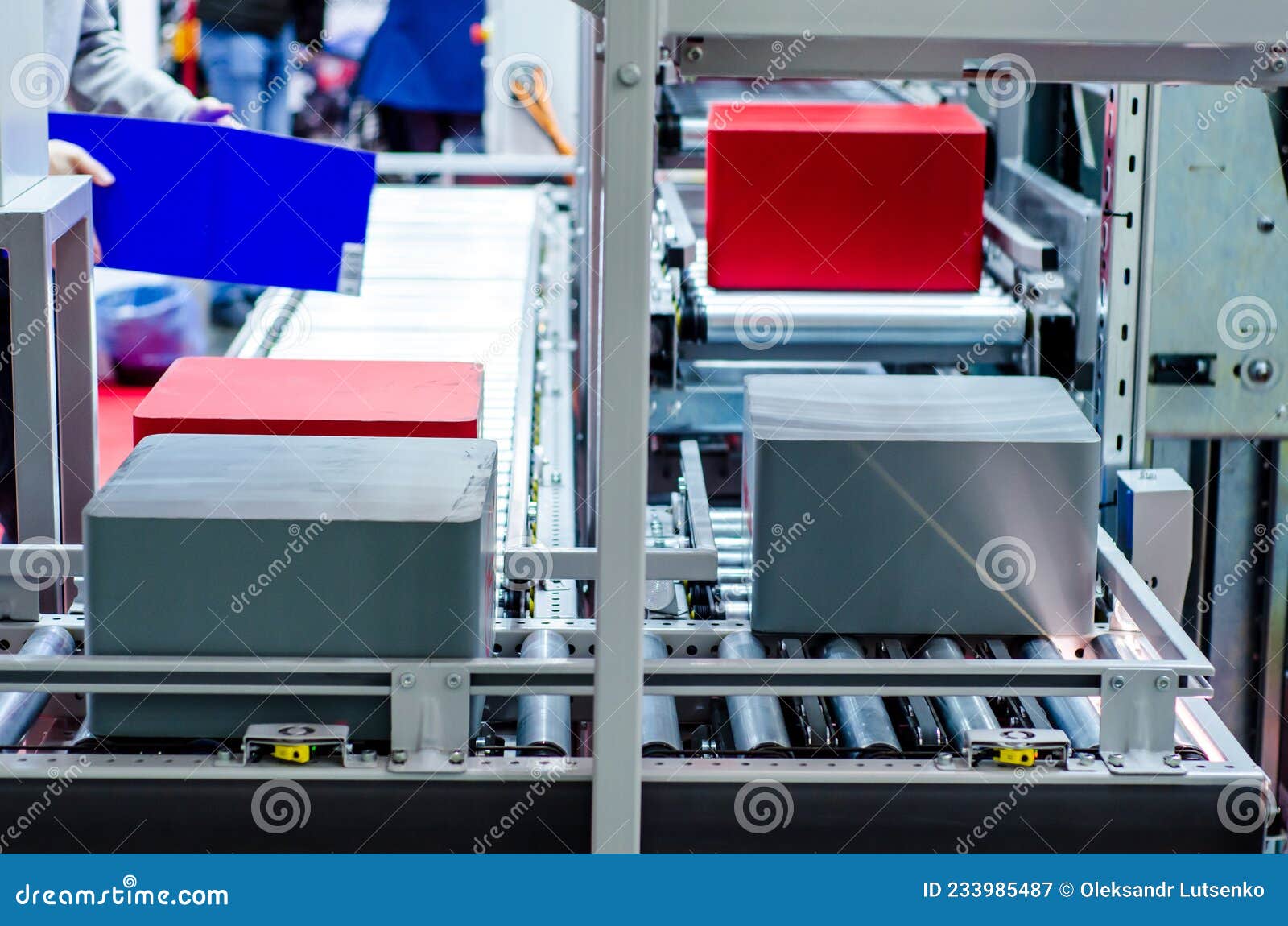 Parcel Sorting Center at the Post Office Stock Image - Image of order ...