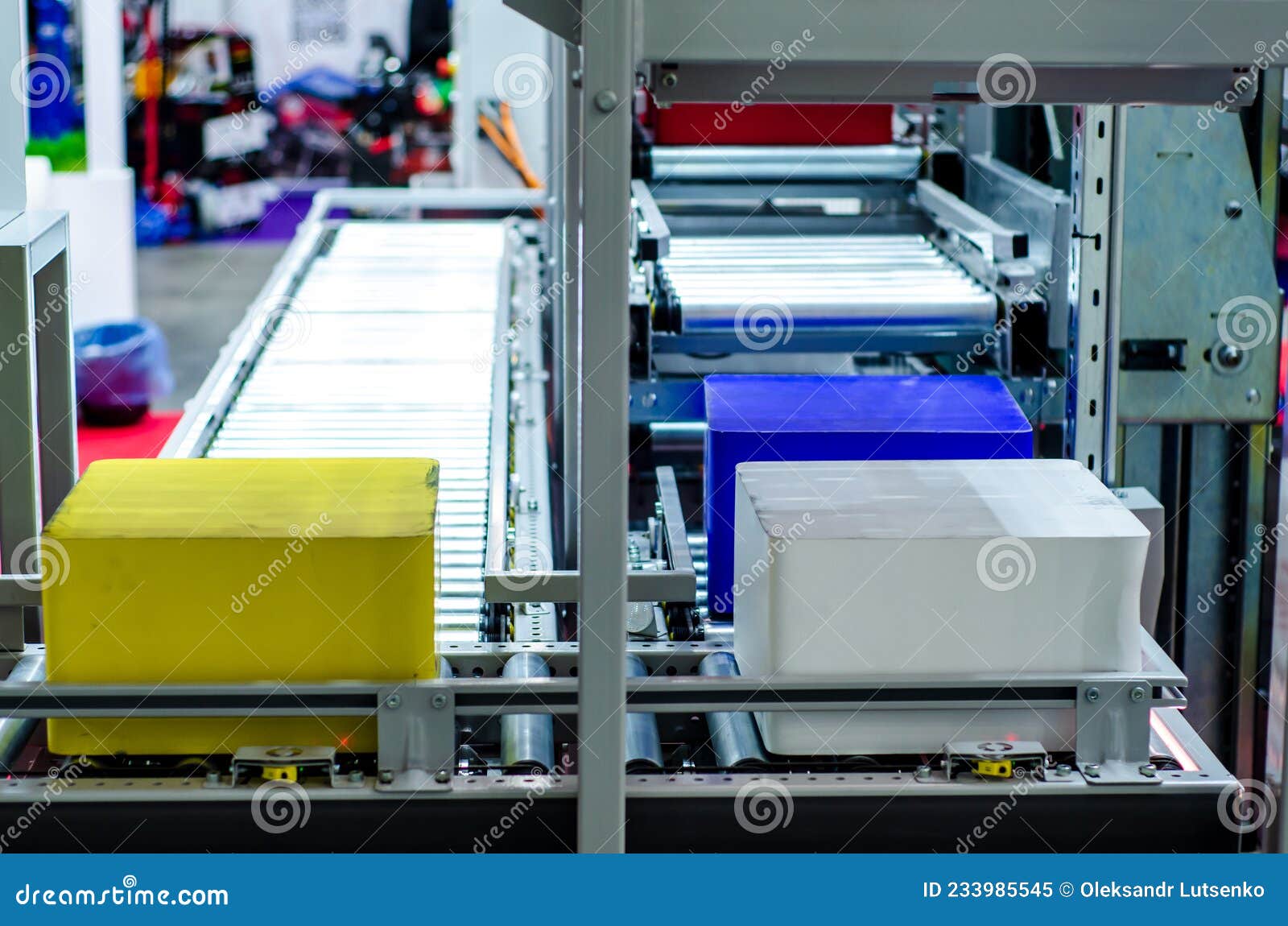 Parcel Sorting Center at the Post Office Stock Image - Image of cargo ...