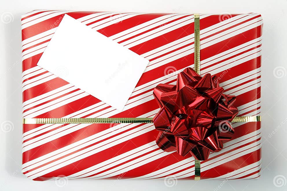 Parcel with tag stock image. Image of occasion, card, celebrate - 1117361