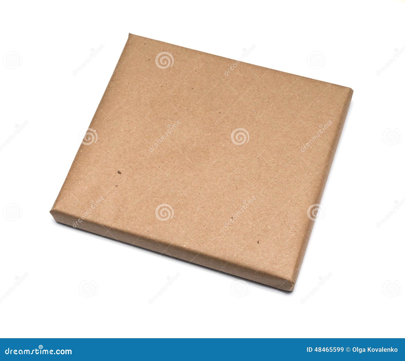 Parcel Wrapped with Brown Paper Stock Image - Image of wrapped, pack ...